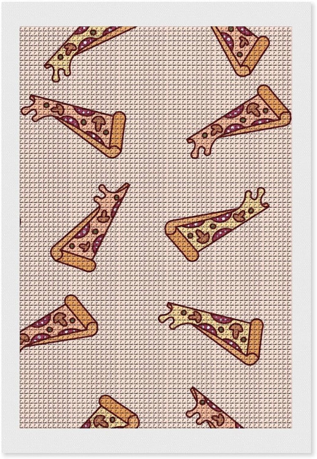 Pizza Pattern Diamond Art Painting Kits Full Square Drill DIY Picture ...