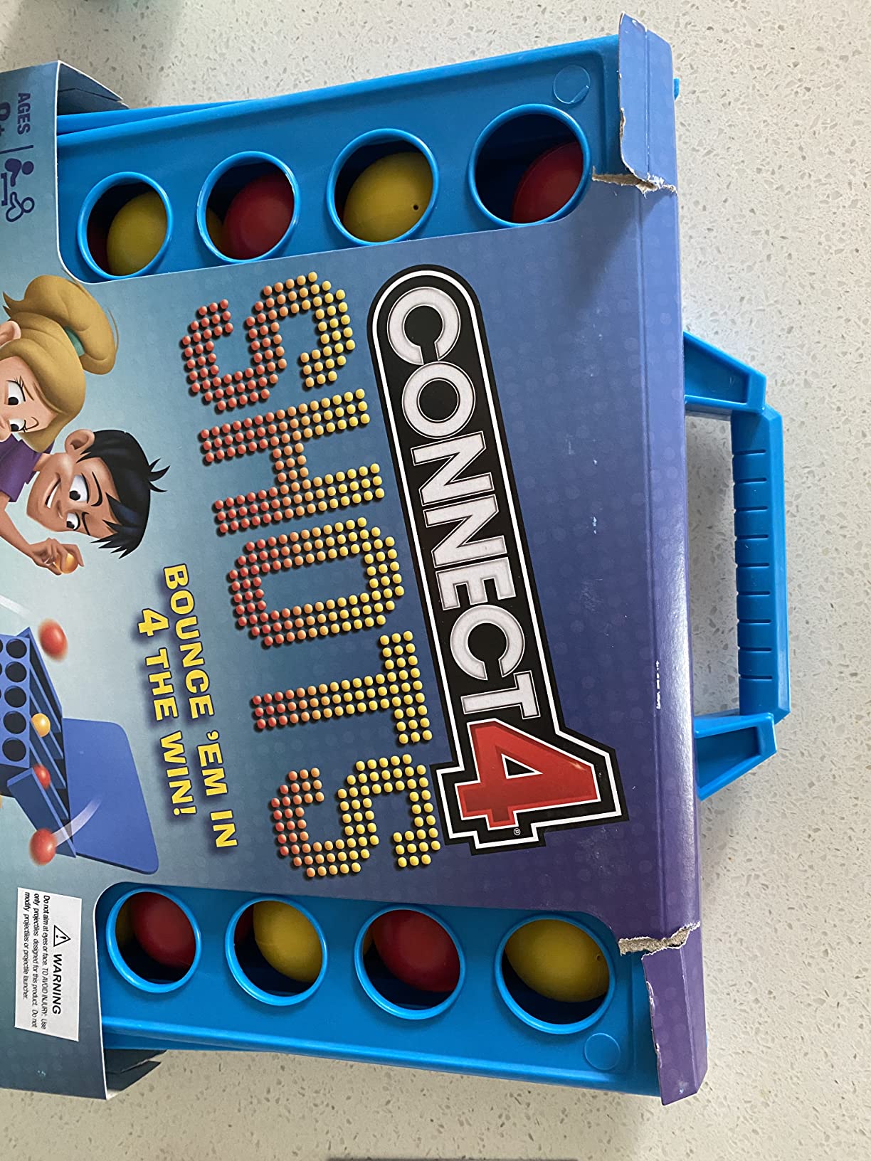 Connect 4 Shots - Bounce em in 4 The Win - 2+ Players - Four in a Row ...