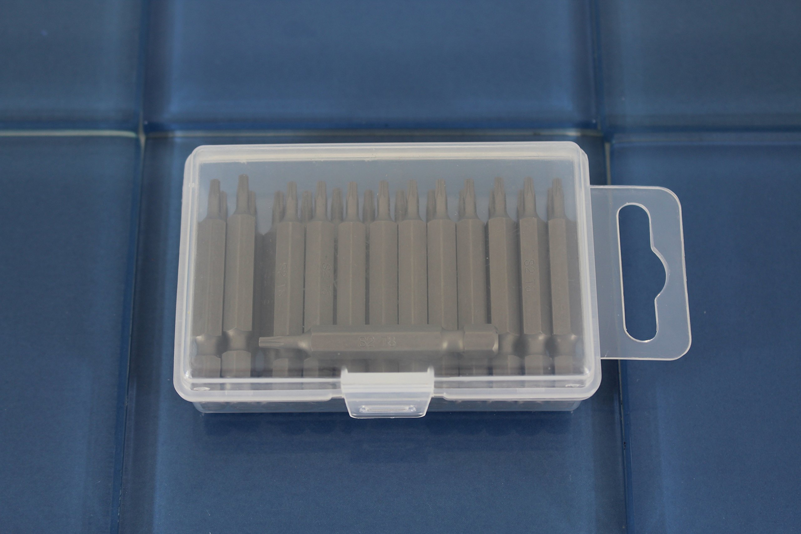 Snapklik.com : TEMO 25 Pcs T8 Torx Star Head Screwdriver Bit Set