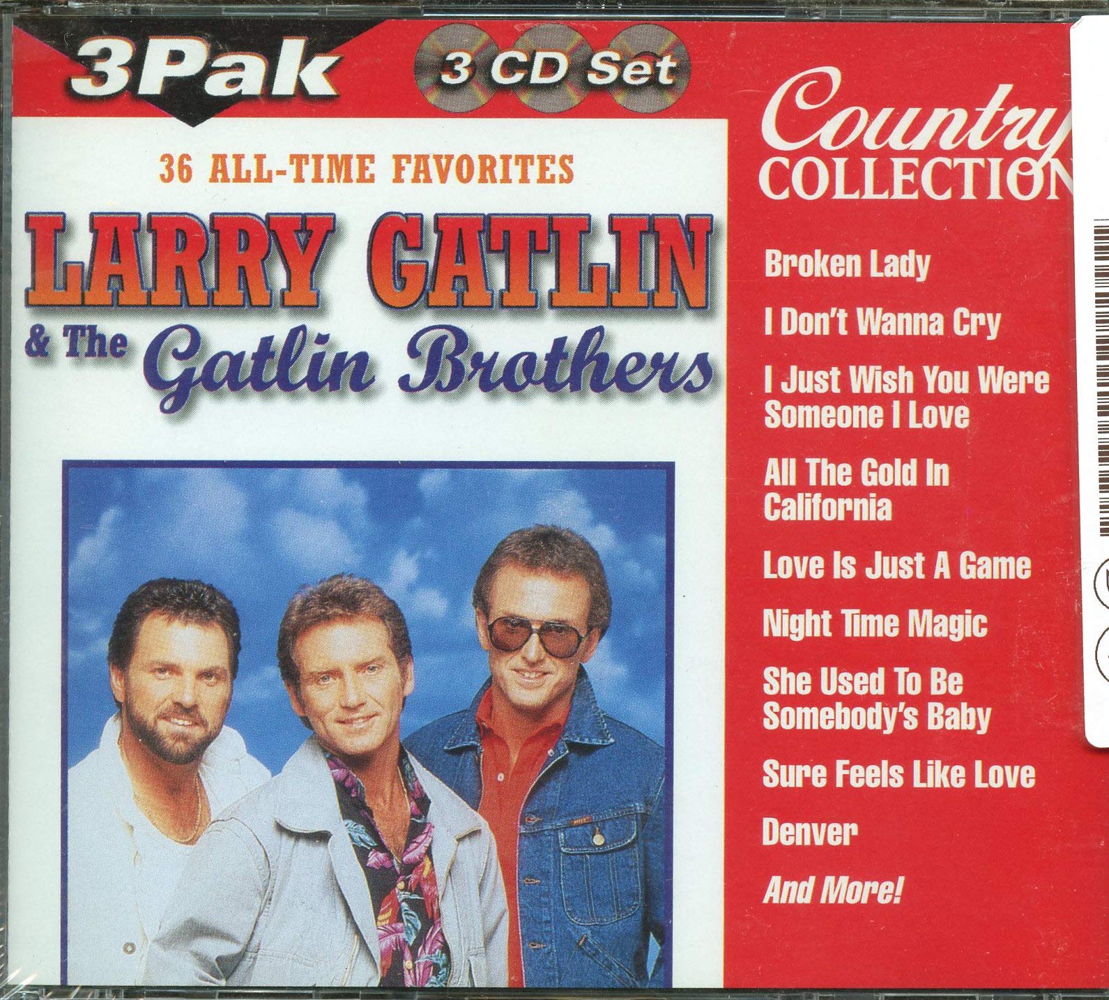 LARRY GATLIN & The Gatlin Brothers - 36 All-Time Favorites: Country ...