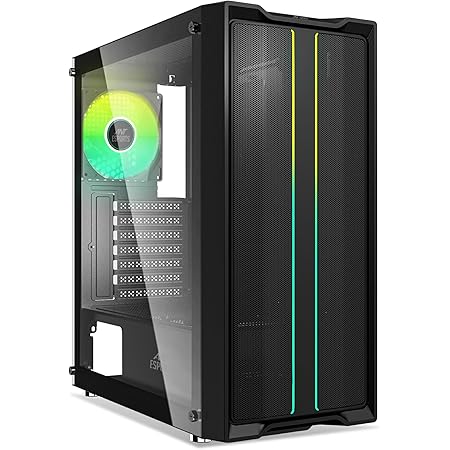 Amazon.in: Buy Ant Esports SX3 Mid- Tower Computer Case/Gaming Cabinet ...