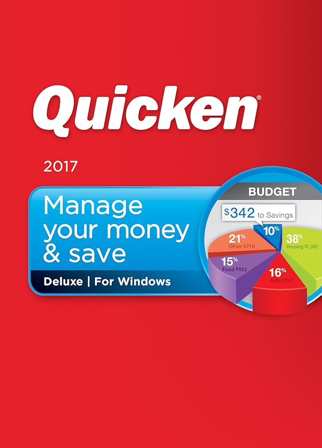 Amazon.com: Quicken Deluxe 2017 Personal Finance & Budgeting Software ...