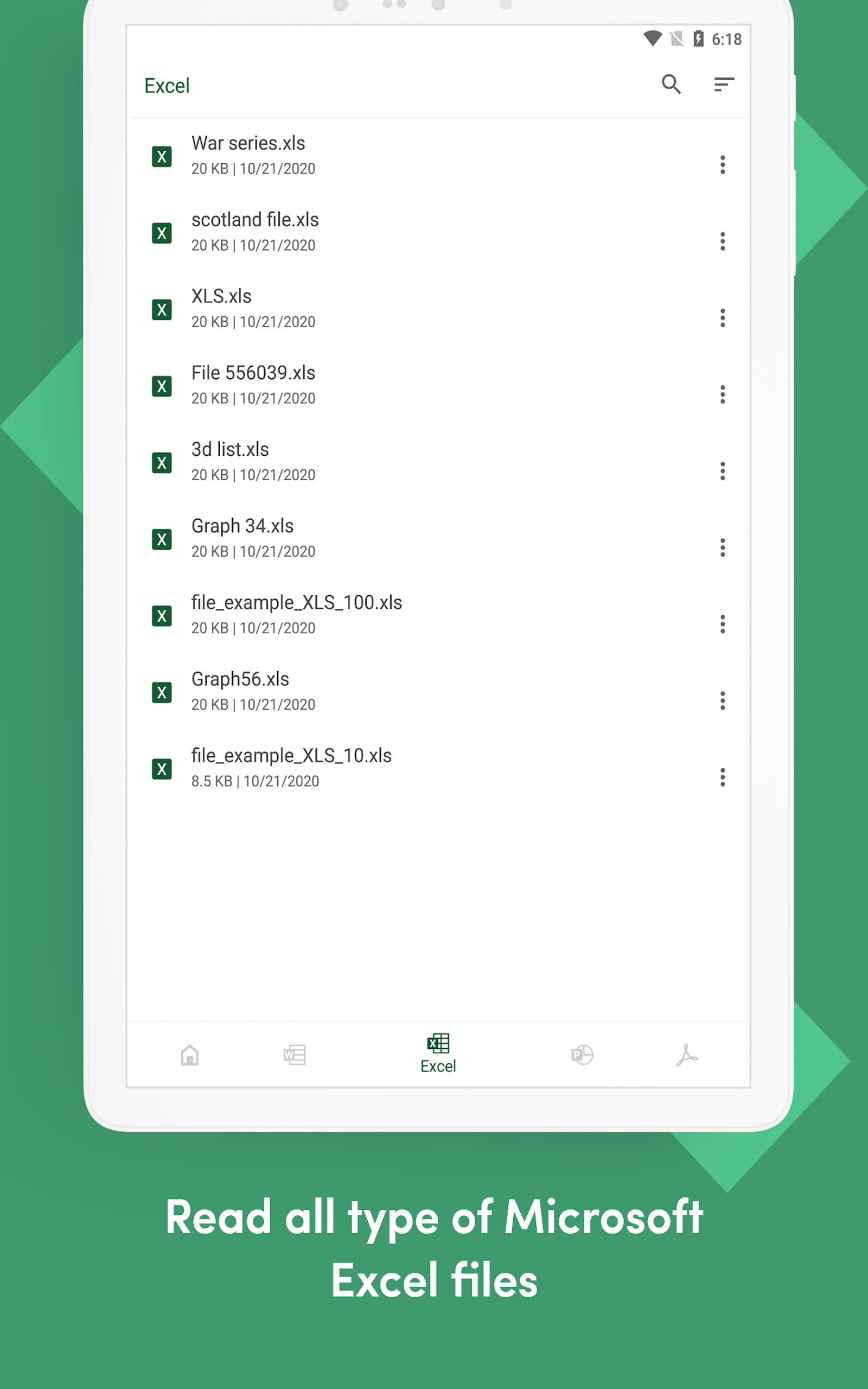 Office Reader - Word, Excel, PowerPoint & PDF - App on Amazon Appstore