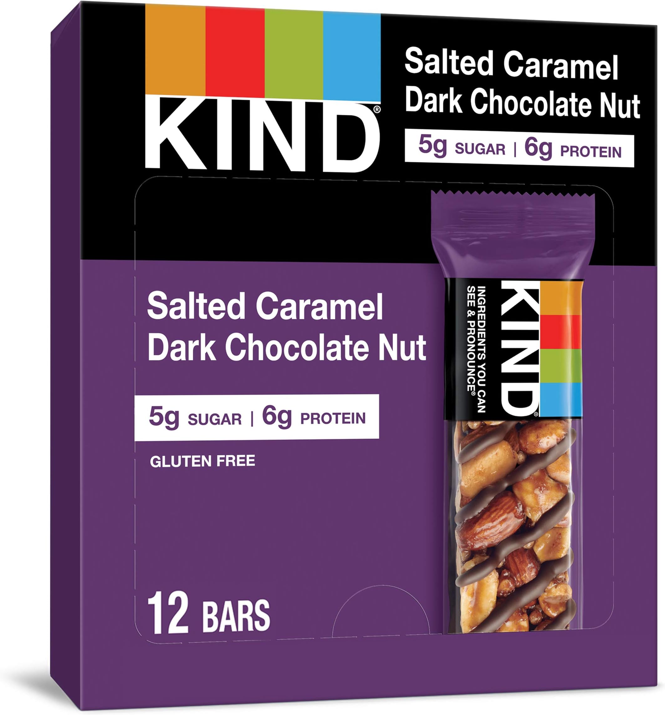 Amazon.com: KIND KIND Bars, Fruit & Nut, Fruit & Nut, 12 Count (Pack of ...