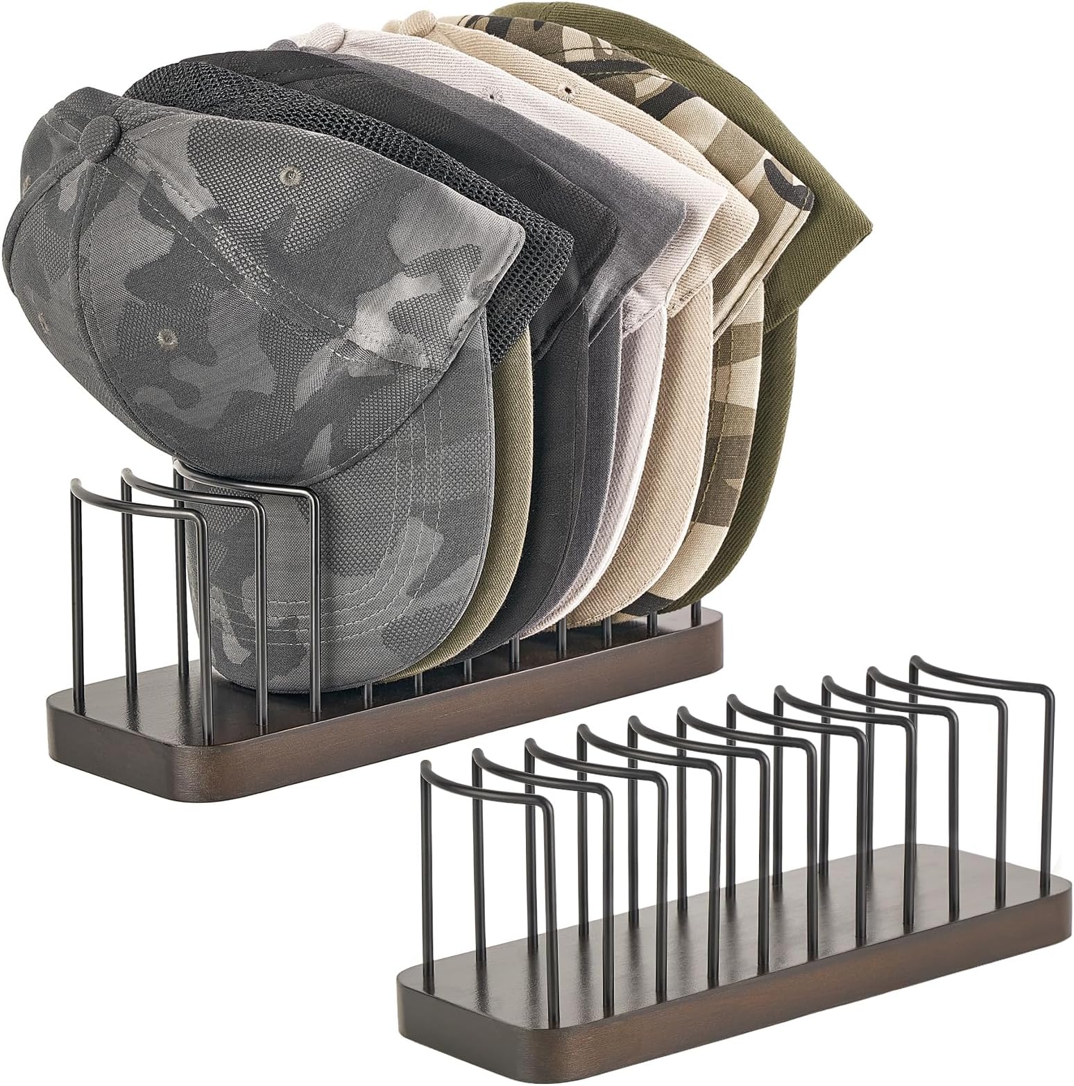 Amazon.com: Dahey Hat Organizer for Baseball Caps, 1 Pack Hat Stand ...