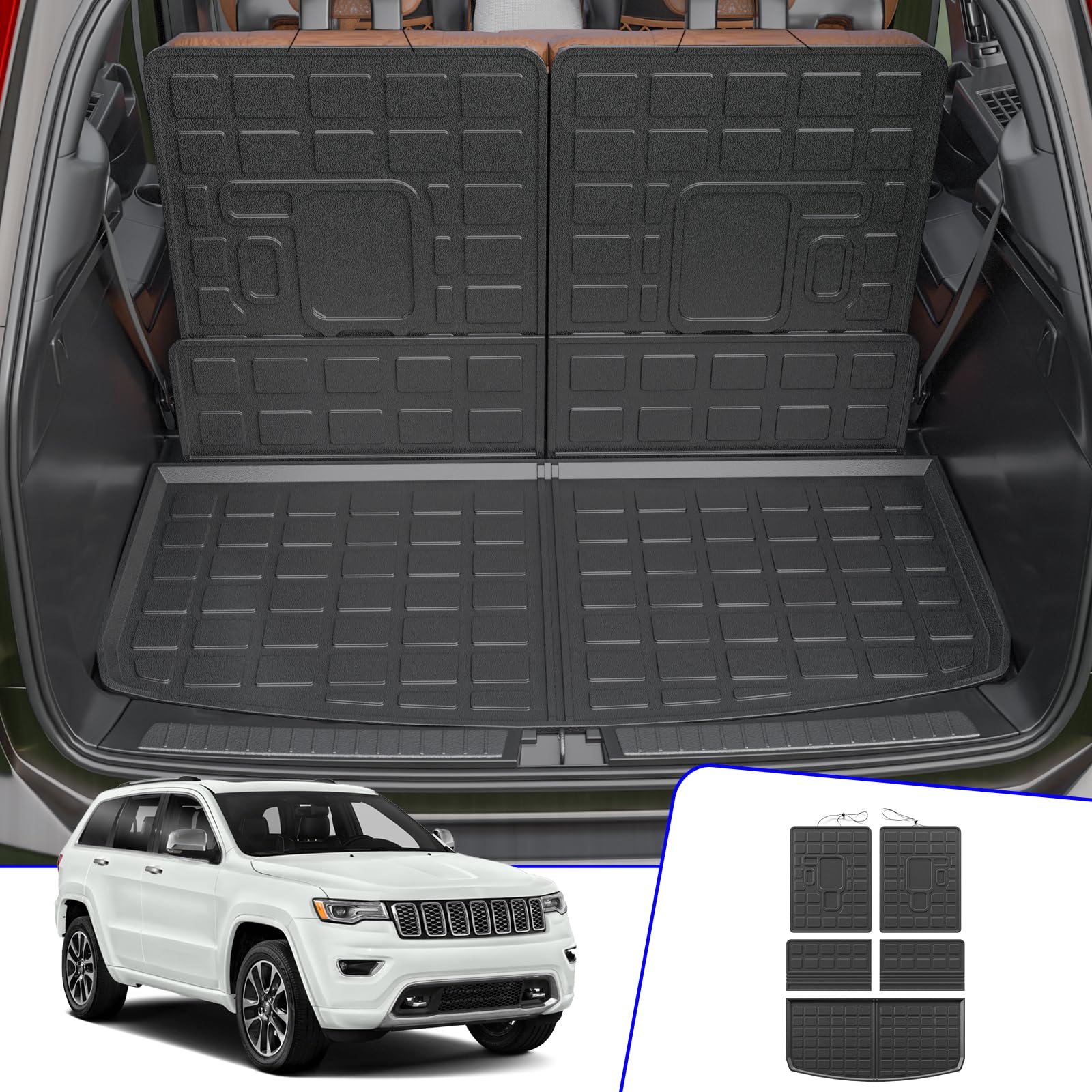 Amazon.com: Rongtaod Cargo Mat Compatible with 2021-2025 Jeep Grand ...