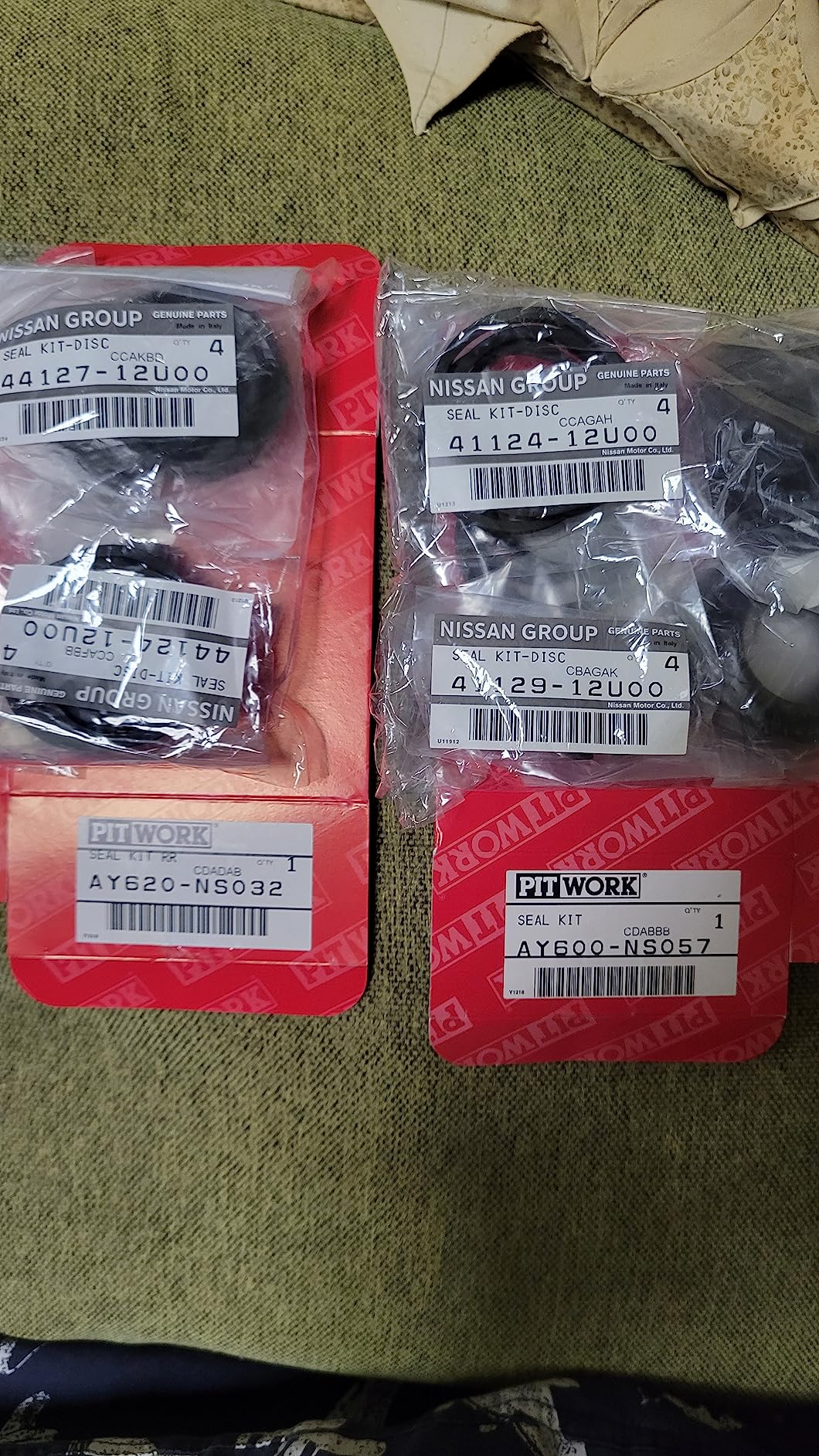 Amazon.co.jp: PITWORK(ピットワーク) 日産純正部品 フロント シールキットカップキット スカイライン フェアレディ Z AY600-NS057 : 車＆バイク