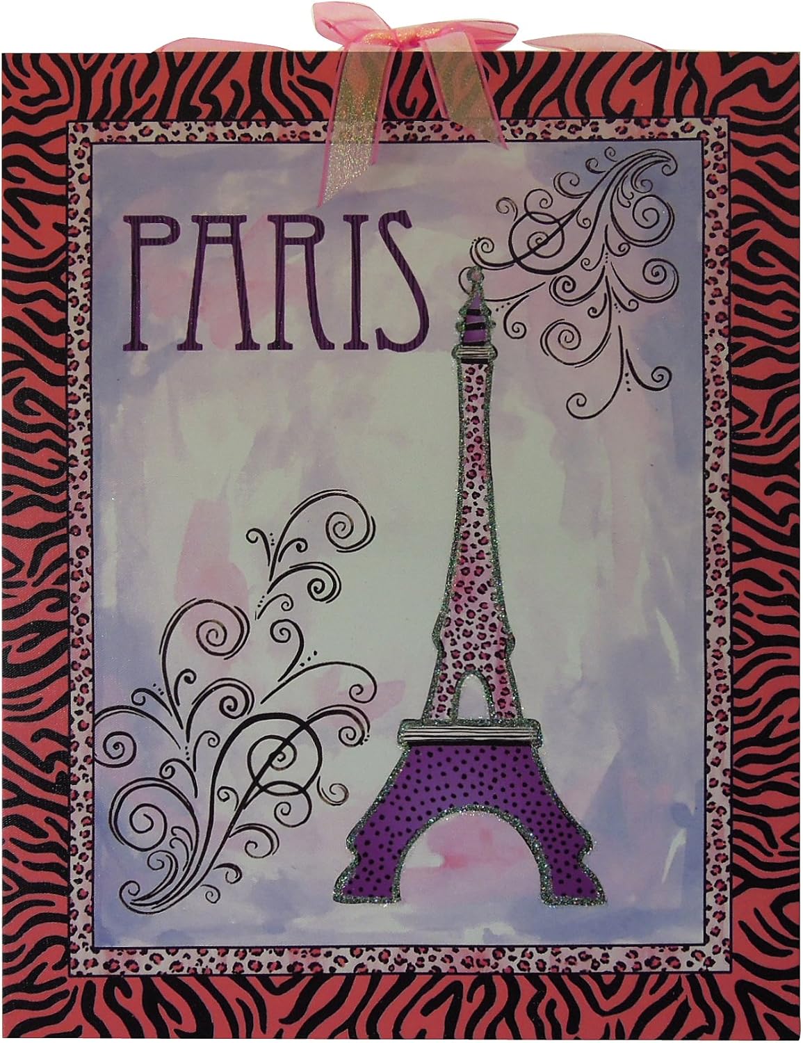 Amazon.com: Colleen Karis Designs Paris Canvas Wall Art: Wall Decor ...