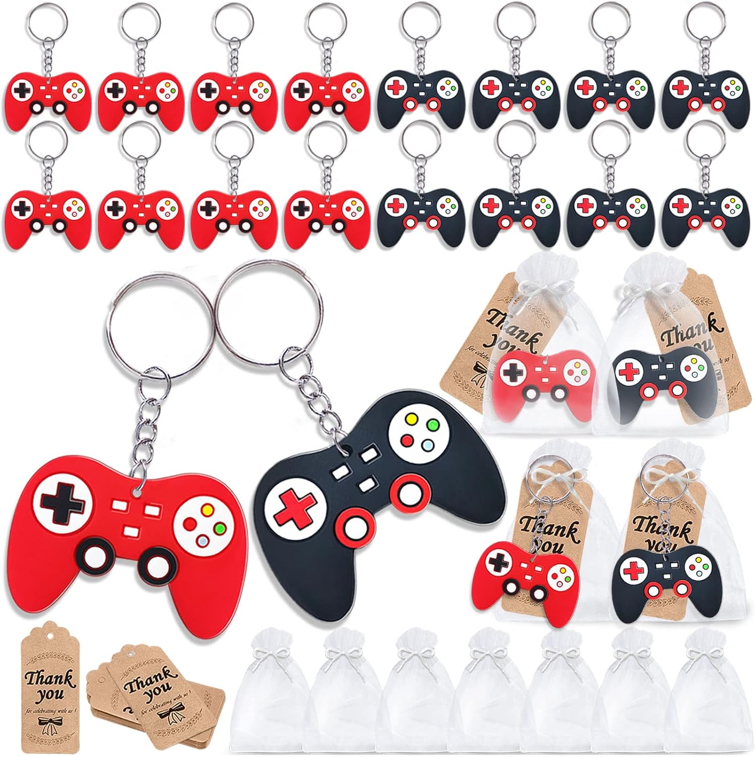 Buy CiciBear 60 Pack Video Game Controller Party Return Favors with 20 ...