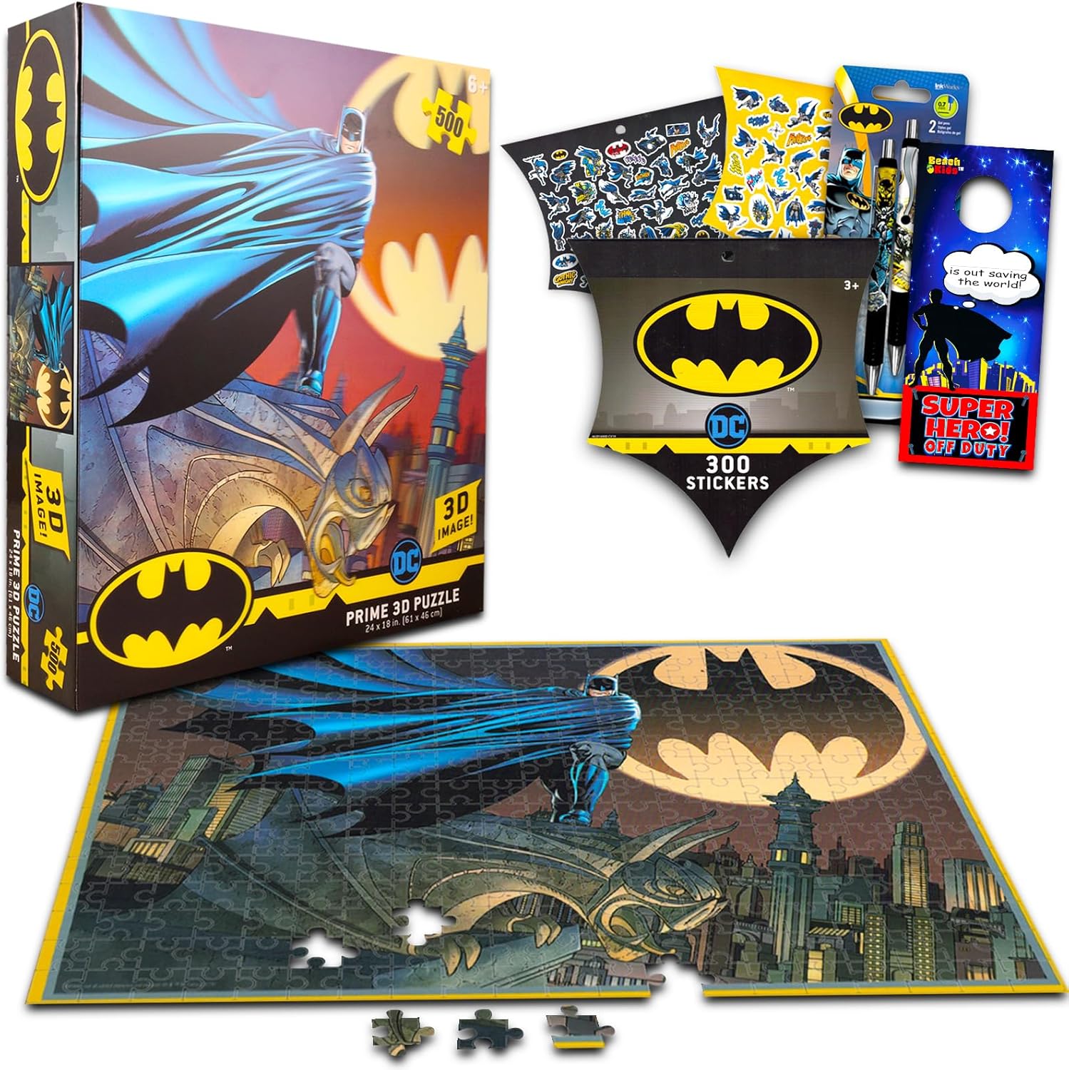 DC Comics Batman Jigsaw Puzzle Bundle - 300 Piece Kosovo | Ubuy