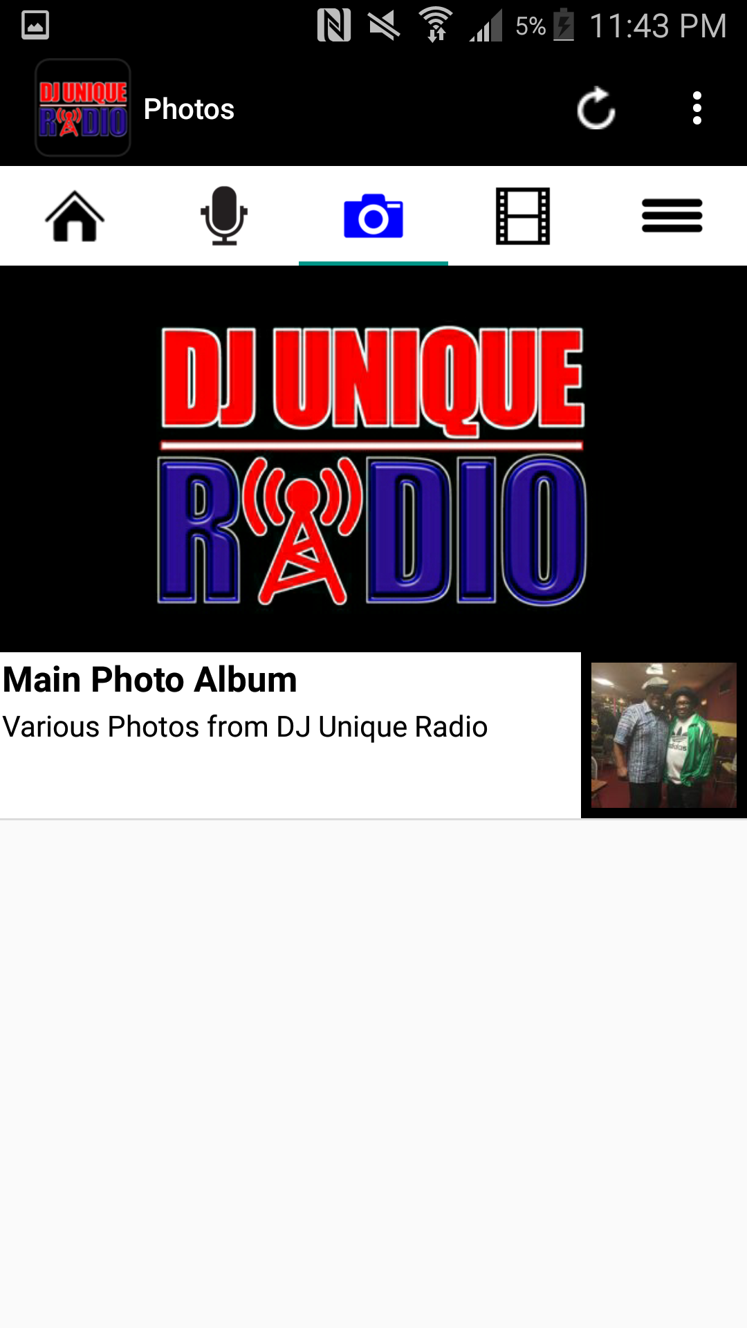 Aplicación DJ Unique Radio en Amazon Appstore