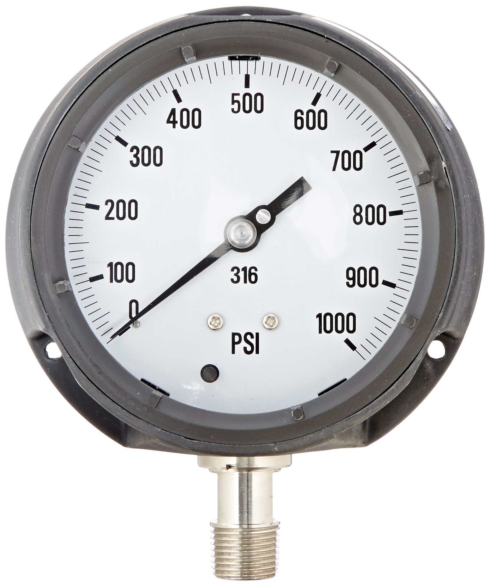 Buy PIC Gauge AHG6-A60.H30 4.5" Dial, 0/1000 psi Range, 1/2" Male NPT ...