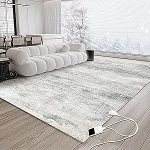 Amazon.com: NujorWarm Graphene Electric Heating Carpet Soft Plush ...