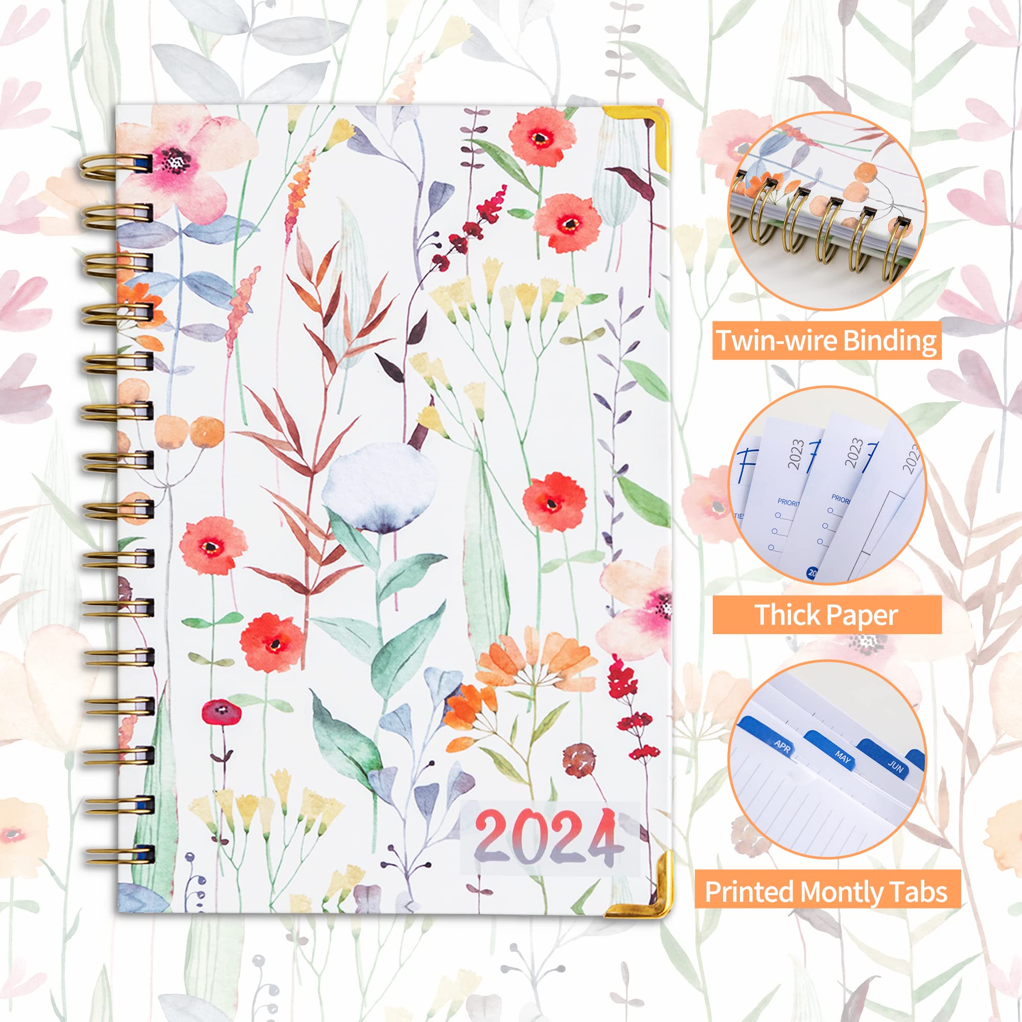 Snapklik.com : Planner 2024 Daily Weekly Monthly Teacher Planner, 85x11 ...