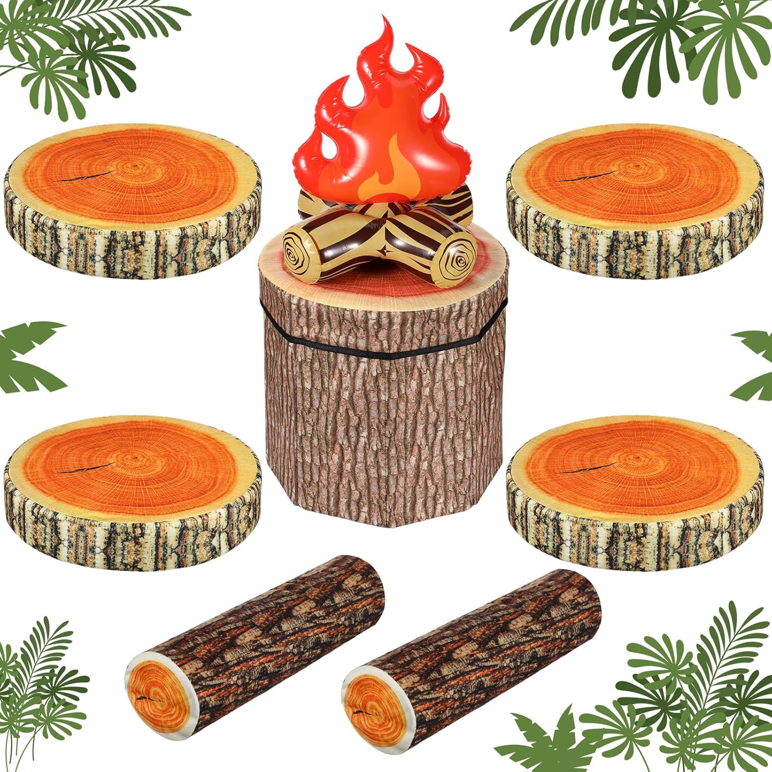 Amazon.com: Burbell 8 Pack Pretend Camping Toys Set Includes Decorative ...