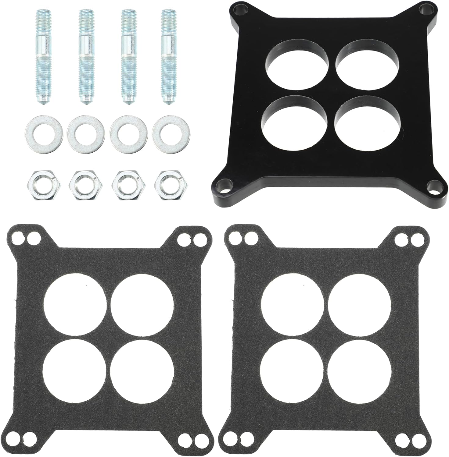 Amazon.com: uxcell Carb Spacers 1/2" Tall Ported Phenolic Carburetor ...