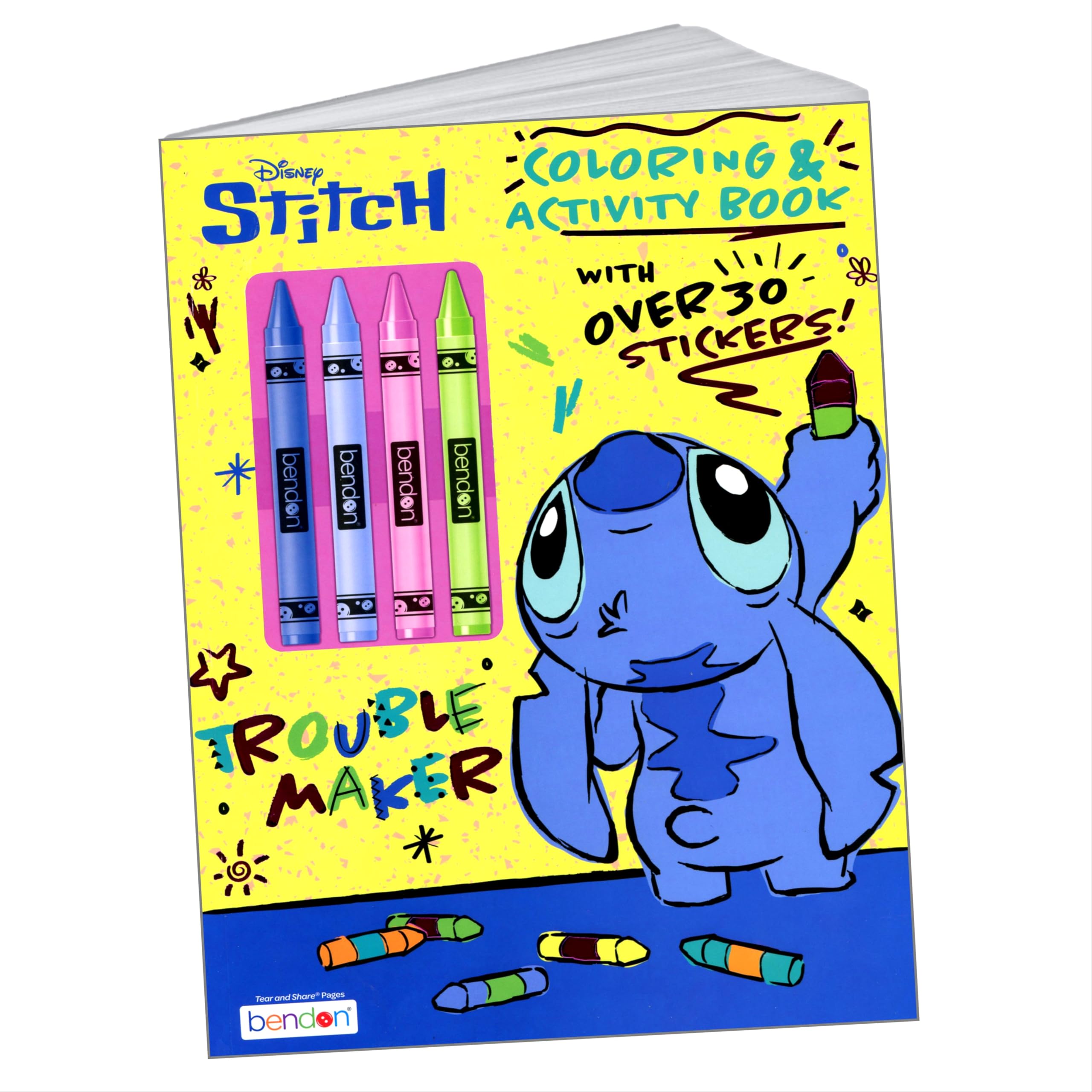 Snapklik.com : Bendon Lilo & Stitch Coloring And Activity Sticker Book
