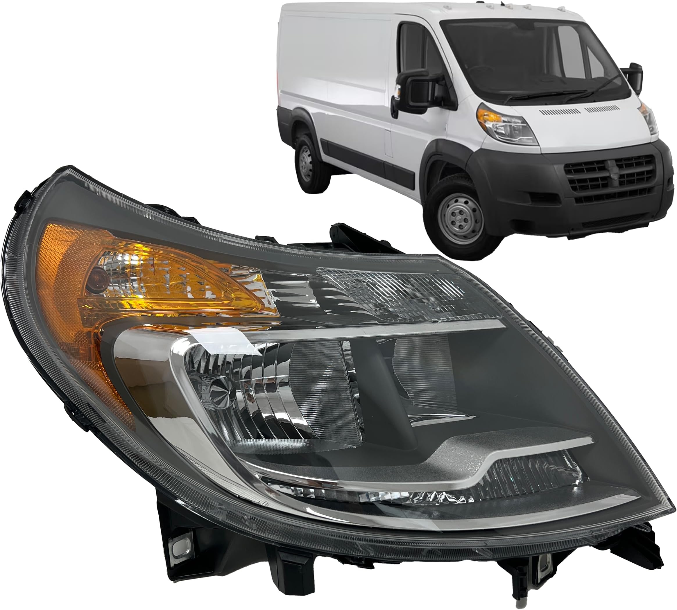 Amazon.com: Headlight Assembly Replacement for Ram 2014 2015 2016 2017 ...