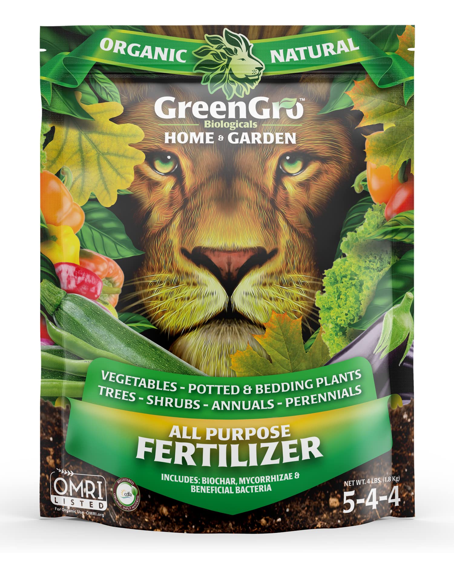 Amazon.com : GreenGro All Purpose Organic Fertilizer - Outdoor & Indoor ...
