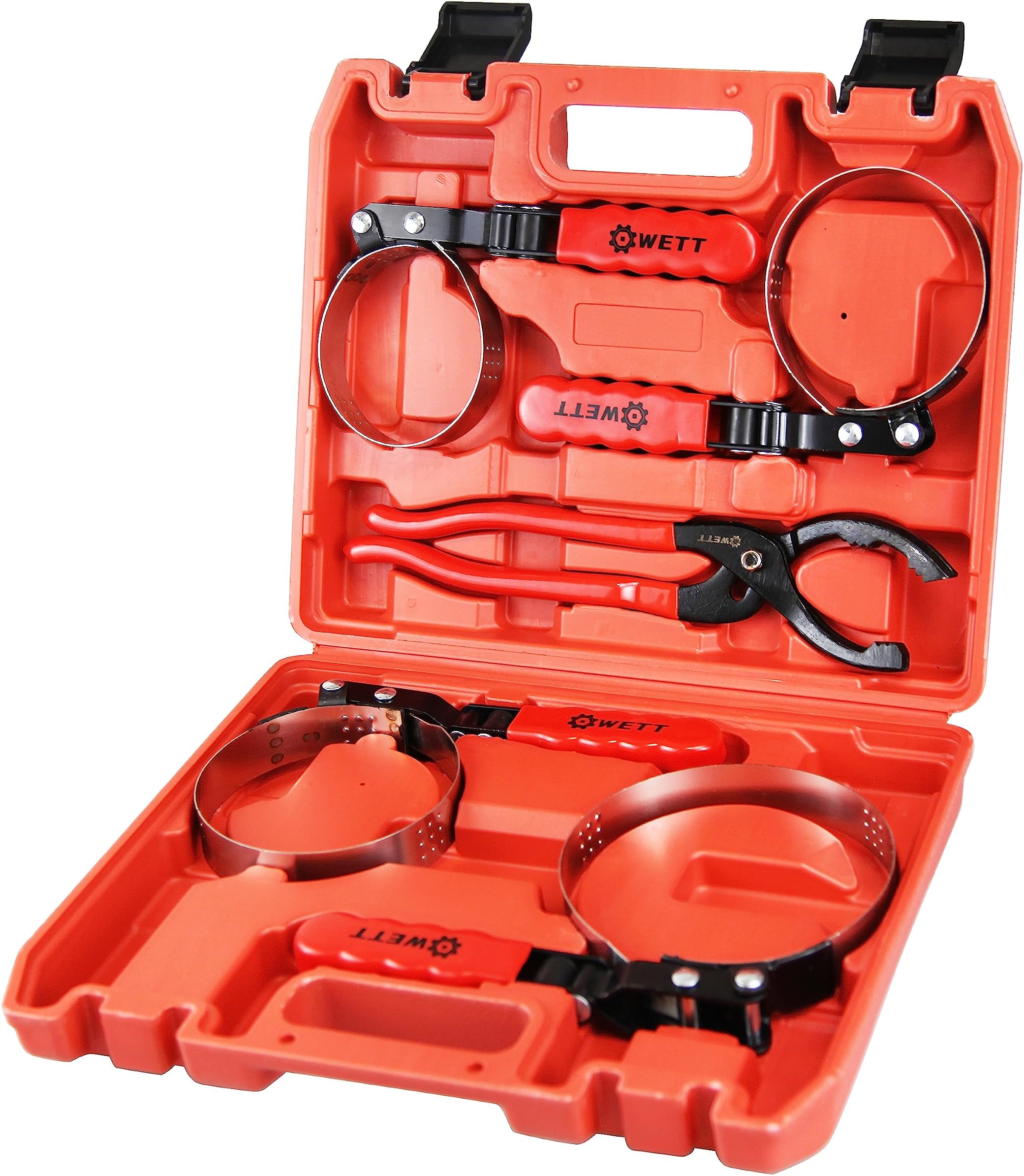 ABN Oil Filter Wrench Set - 9 Piece Adjustable Heavy Duty Oil Filter ...