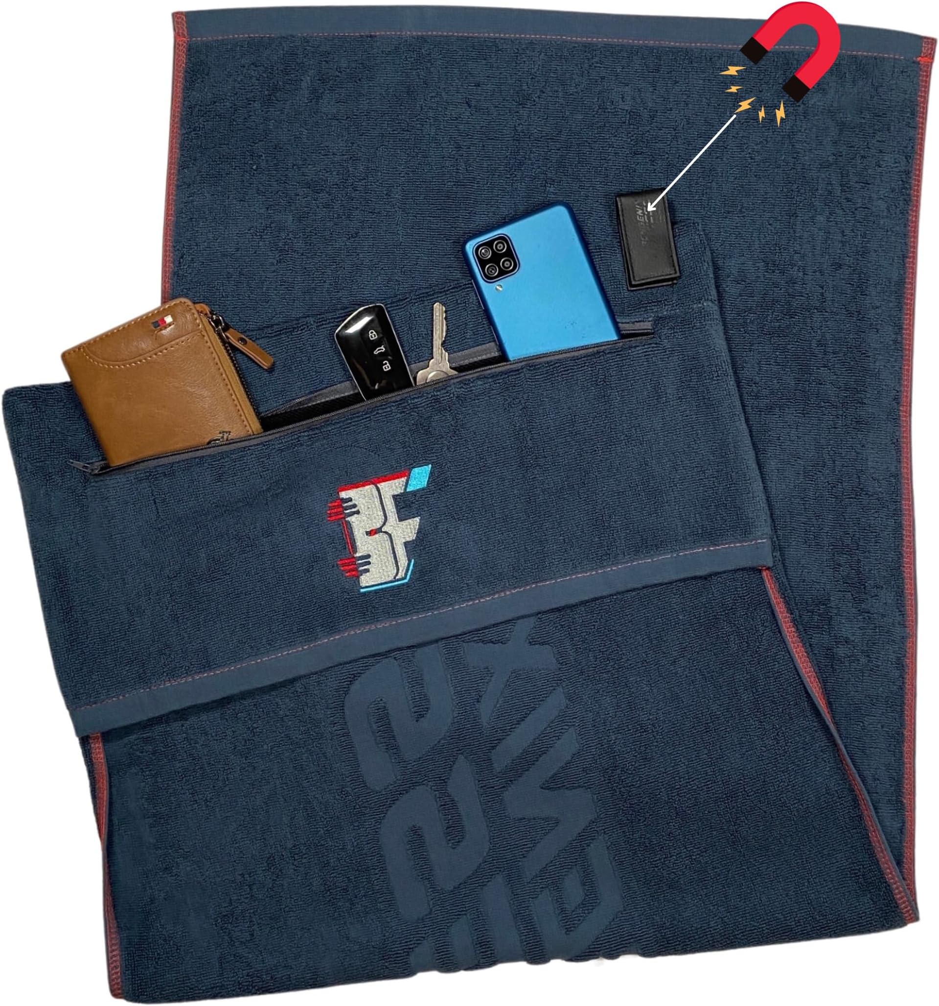 Beyond Premium Gym Towel - 100% Cotton, High Absorbent, 40x80cm Hand ...