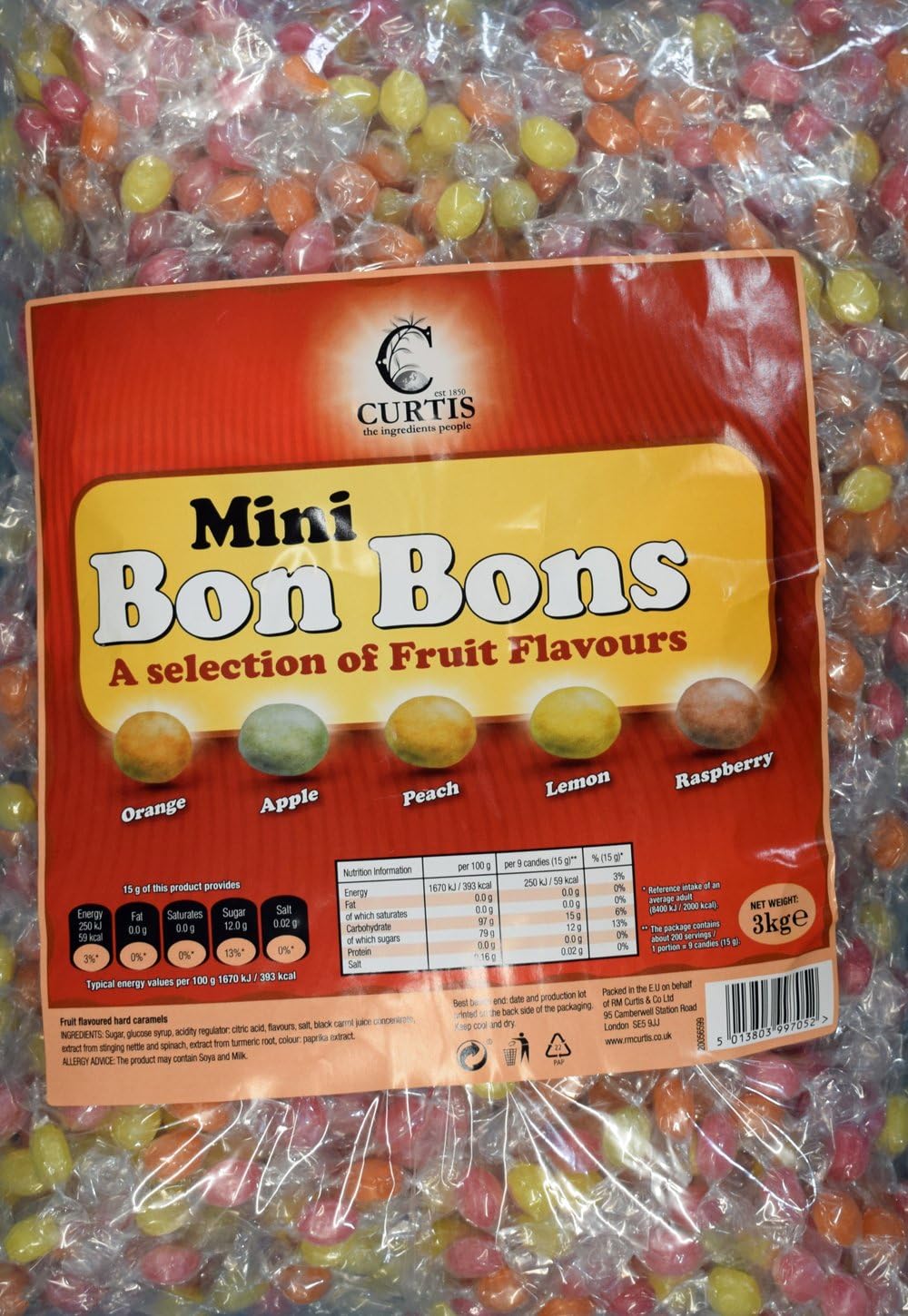 Curtis Fruit Flavoured Mini Bonbons - 2 x 3kg : Amazon.co.uk: Grocery