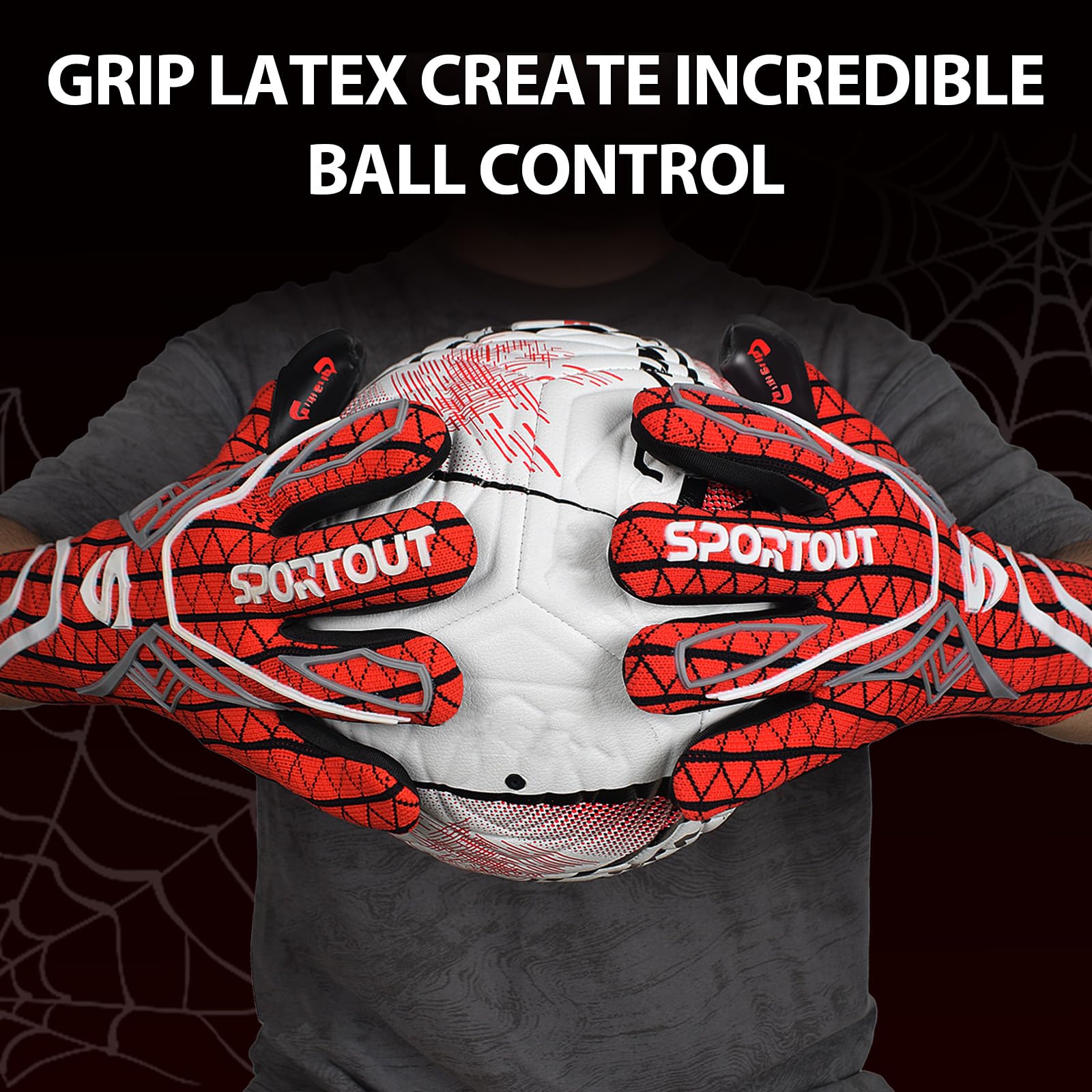Snapklik.com : Goalie Gloves, Goalkeeper Gloves, Breathable Soccer ...