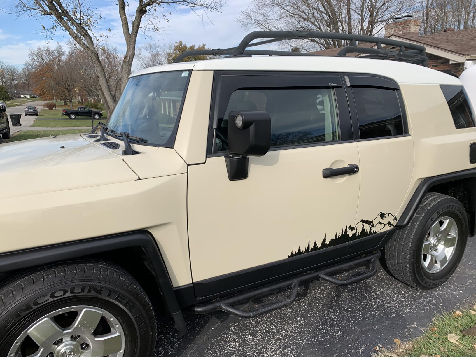 Amazon.com: Lavnox 4Pcs Vent Visor Side Window Visor Rain Sun Wind ...