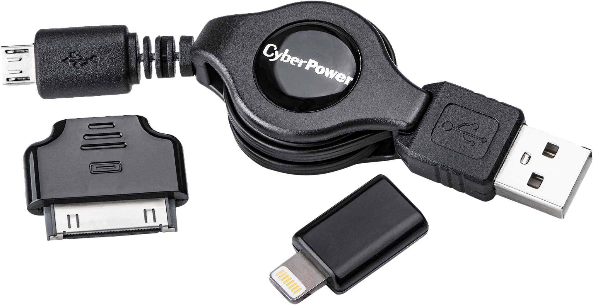 Amazon.com: CyberPower CPU3RTAKT USB 2.0 Retractable Cable Kit, 2 USB ...