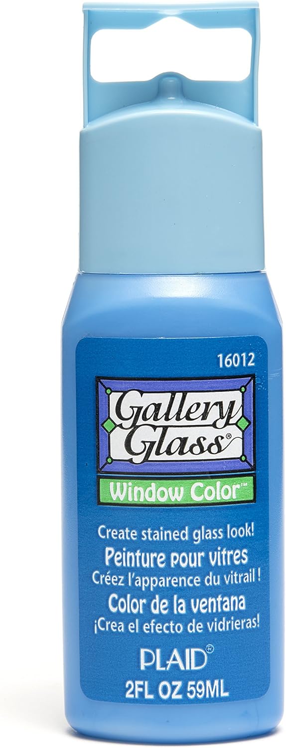 Amazon.com: Plaid Gallery Glass Window Color in Assorted Colors (2 oz ...