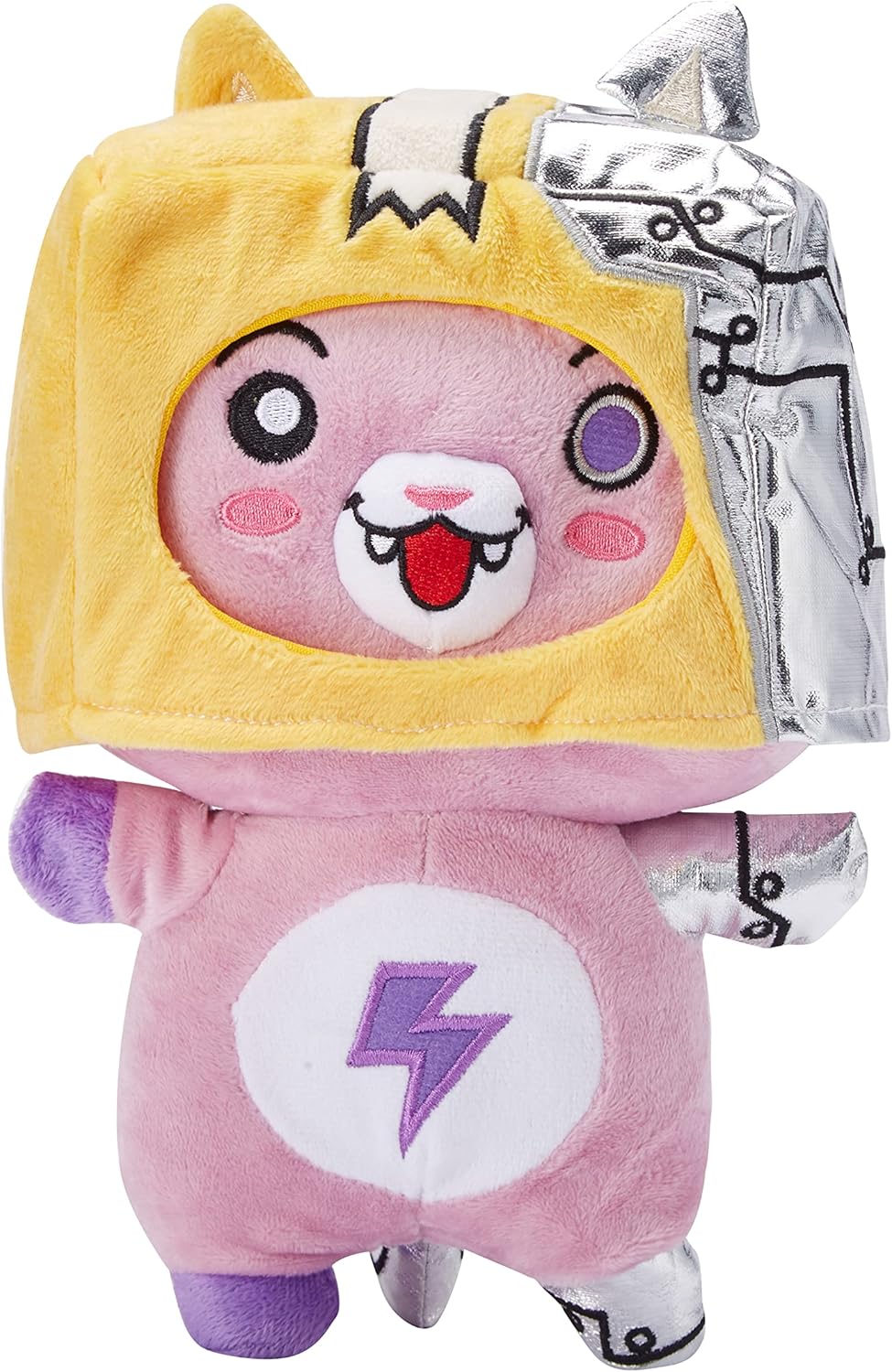 LANKYBOX Cyborg Plush Toy,LED Light-emitting Cyborg Soft Stuffed Plush ...