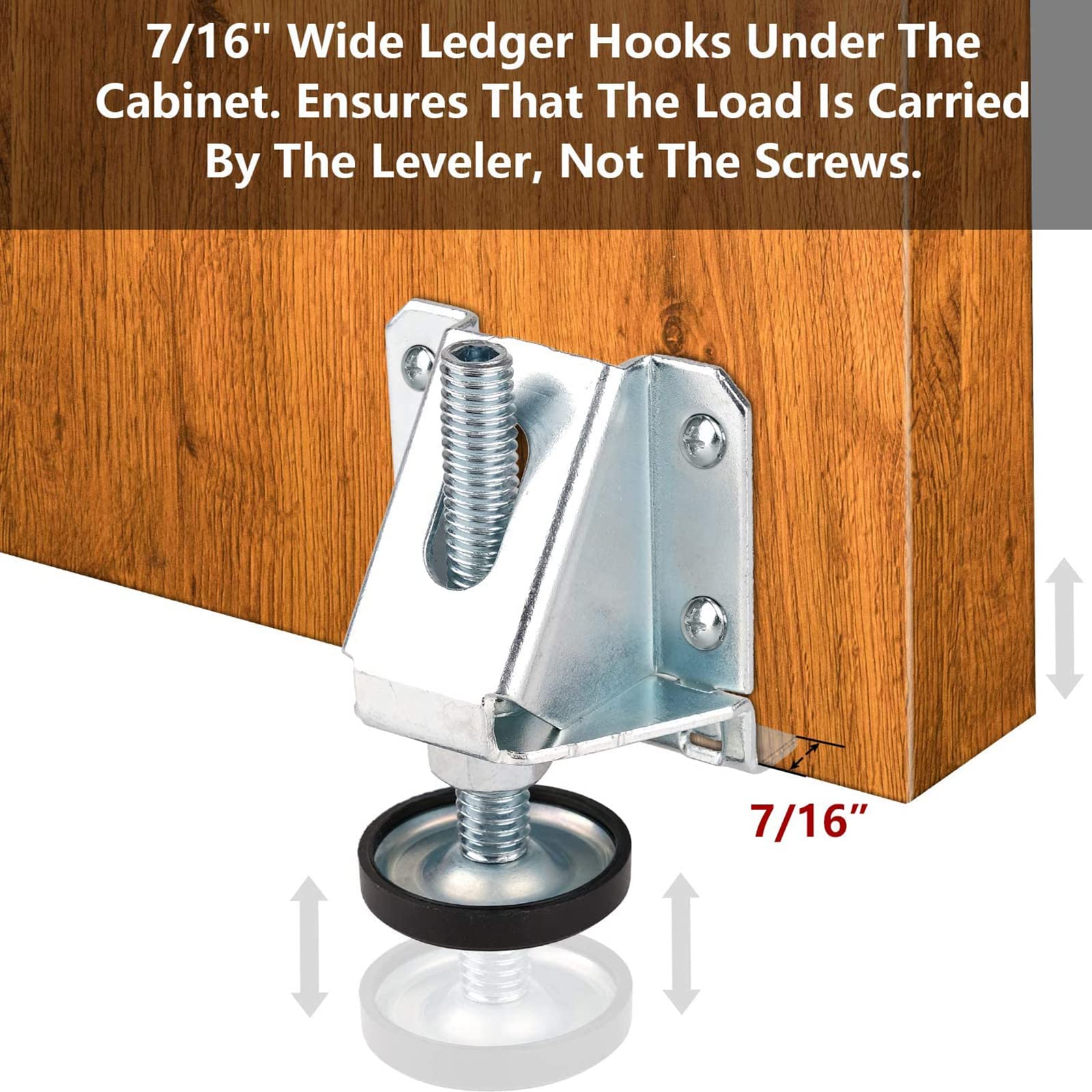 Snapklik.com : Sanchamy Heavy Duty Leveling Feet Furniture Levelers ...