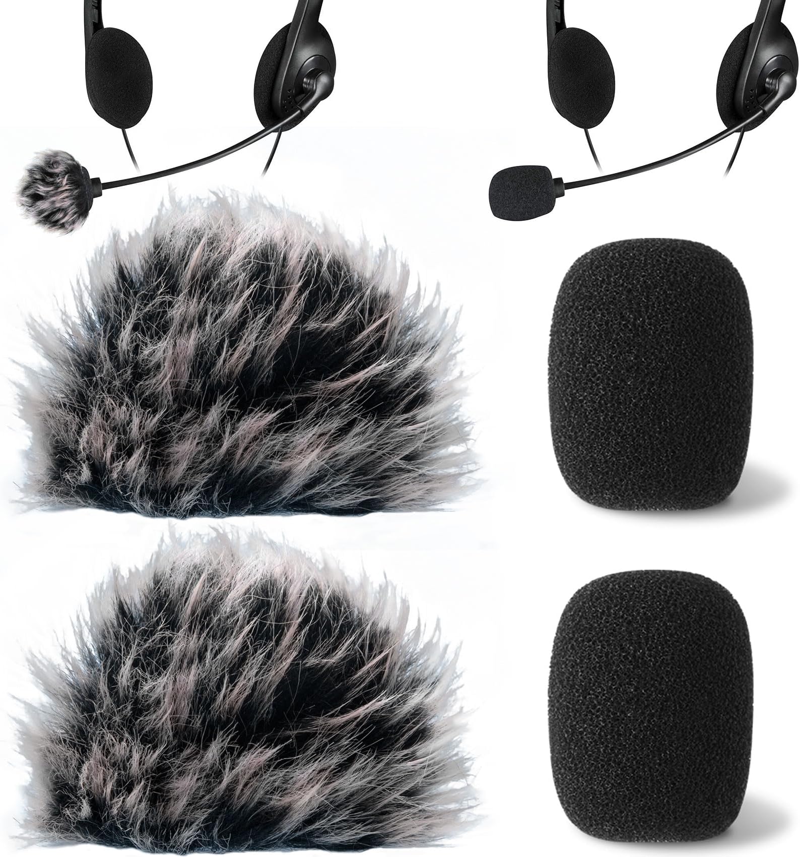Amazon.com: 4-Pack Windscreen for Hollyland Lark M2 Wireless Microphone ...