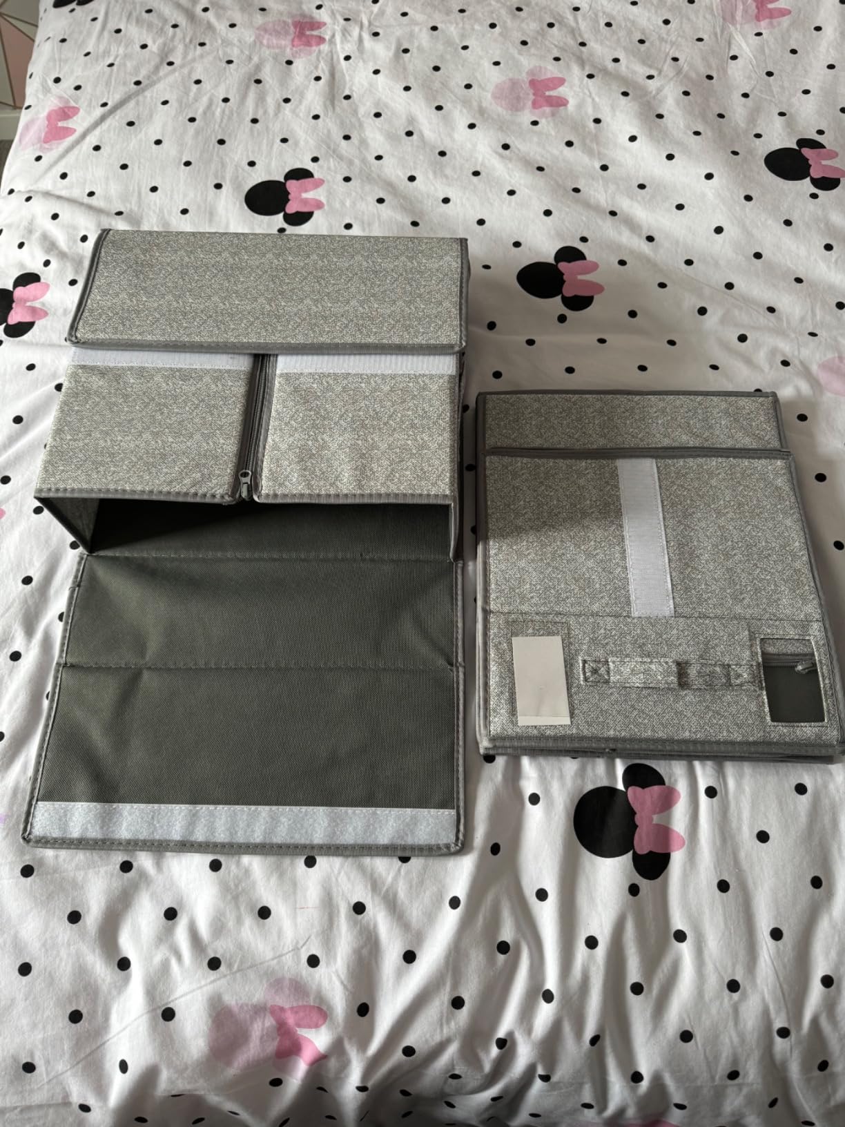 Syeeiex Bed Sheet Organiser and Storage 3 Pack, Foldable Linen Wardrobe ...