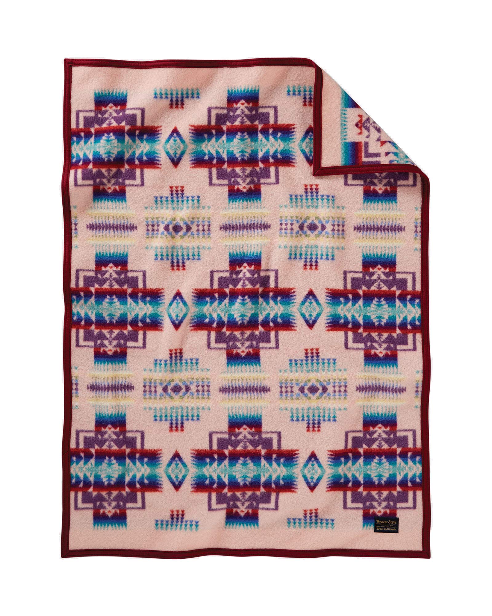 Amazon.co.jp: Pendleton Chief Joseph ベビーベッドブランケット、ピンク : ホーム＆キッチン