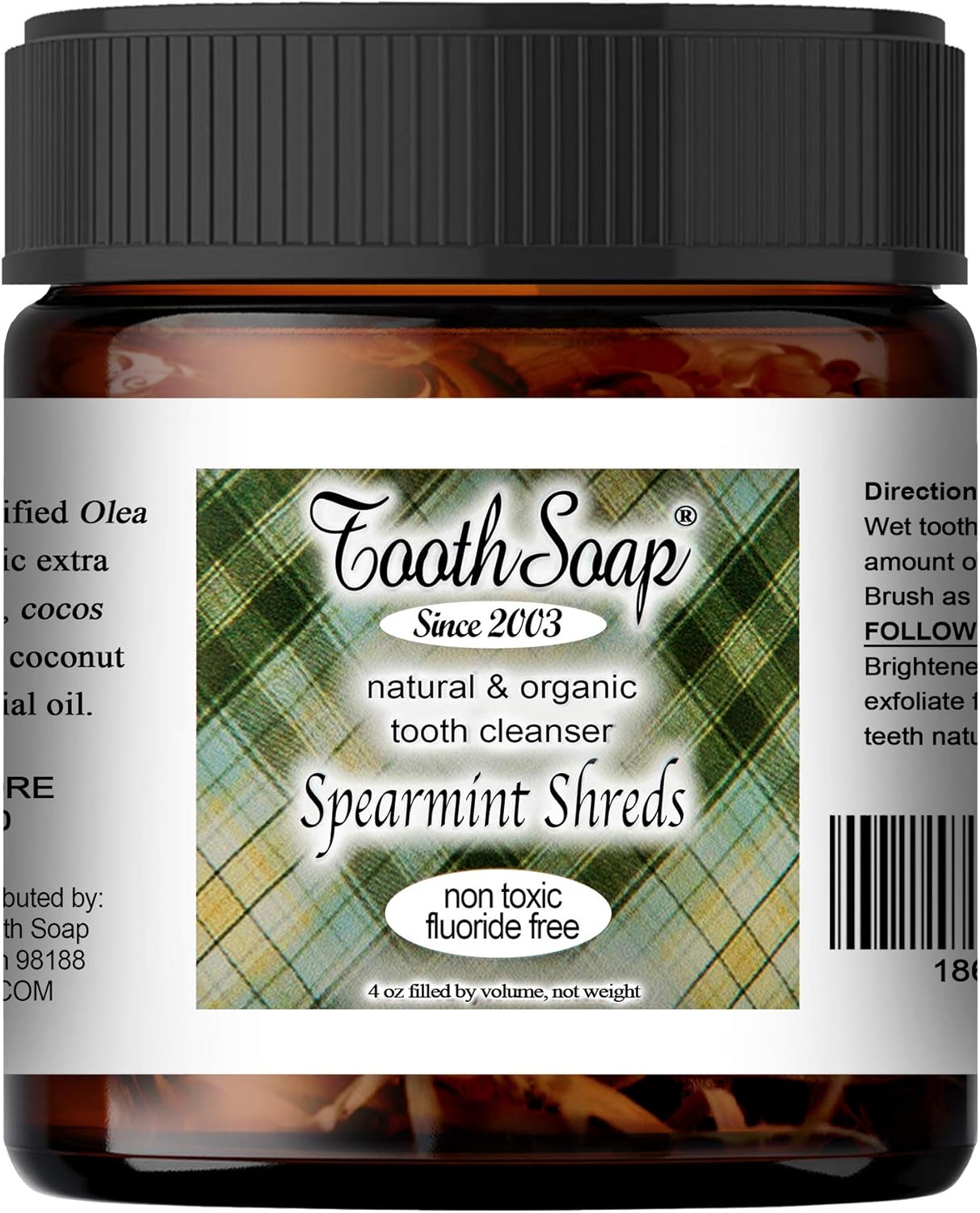Amazon.com: Tooth Soap – Spearmint Shreds – 4 oz – All Natural ...