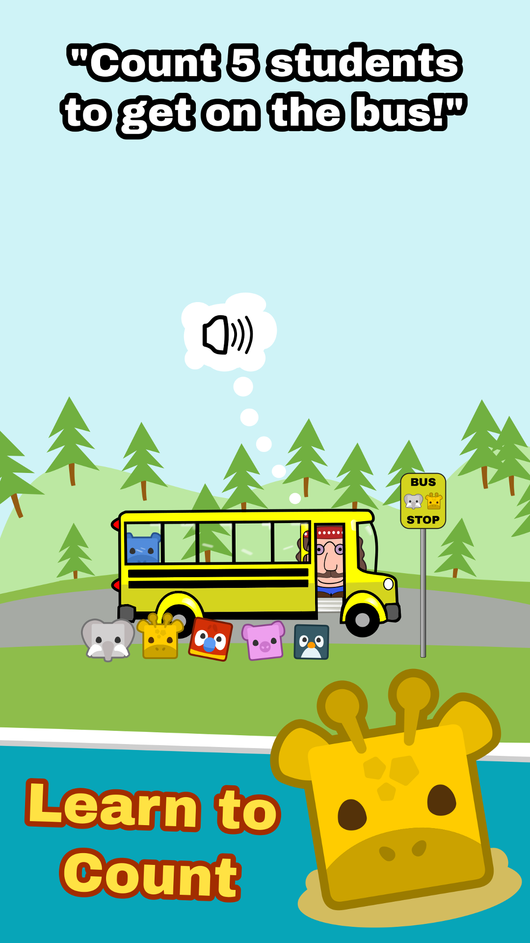 Preschool Bus Driver: NO ADS Learning Game - Preschool Games for Ages 2 ...