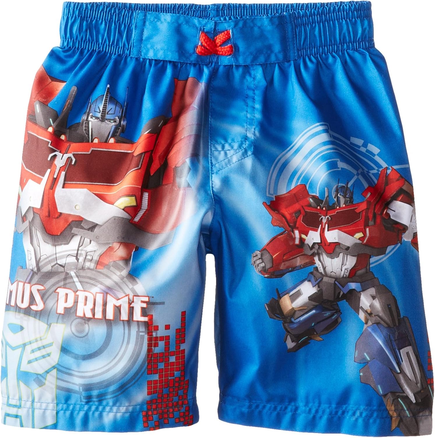 Amazon.com: Hasbro Little Boys' Transformers Optimus Prime Swim Trunk ...