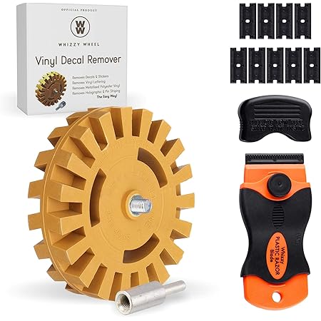 Amazon.com: Whizzy Wheel Car Decal and Sticker Remover with Drill ...