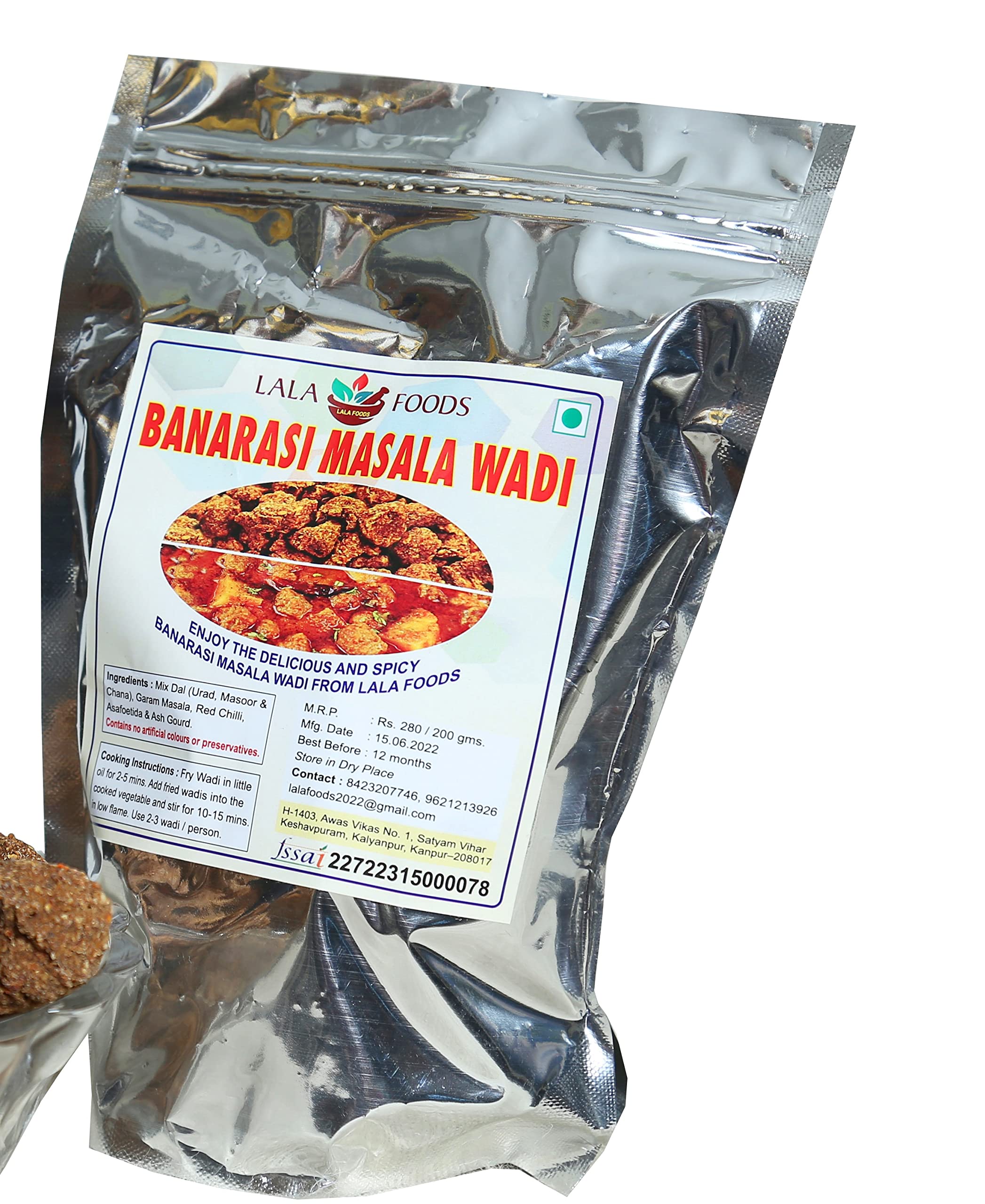 Banarasi Masala Wadi (Urad, Masoor, Chana Dal Wadi/Wadian/Badi/Mangodi ...