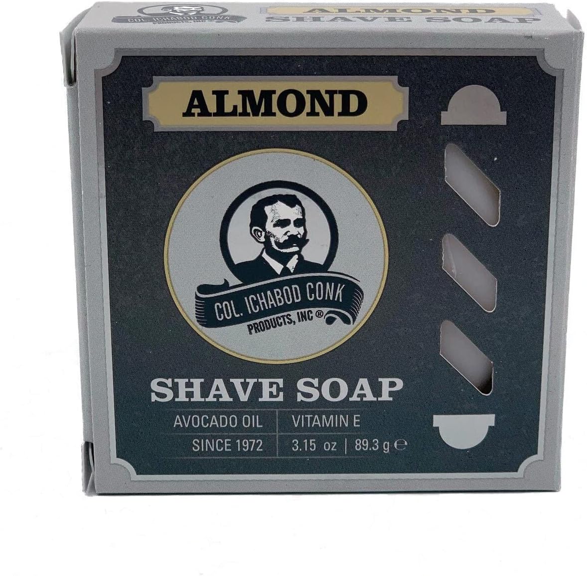 Amazon.com: Colonel Ichabod Conk AMBER Super Bar Shave Soap 3-3/4 oz ...