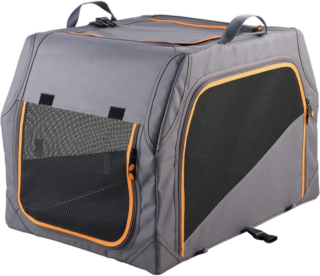 HUNTER Faltbare Hundebox mit Aluminiumgestell, Hundetransportbox, M ...