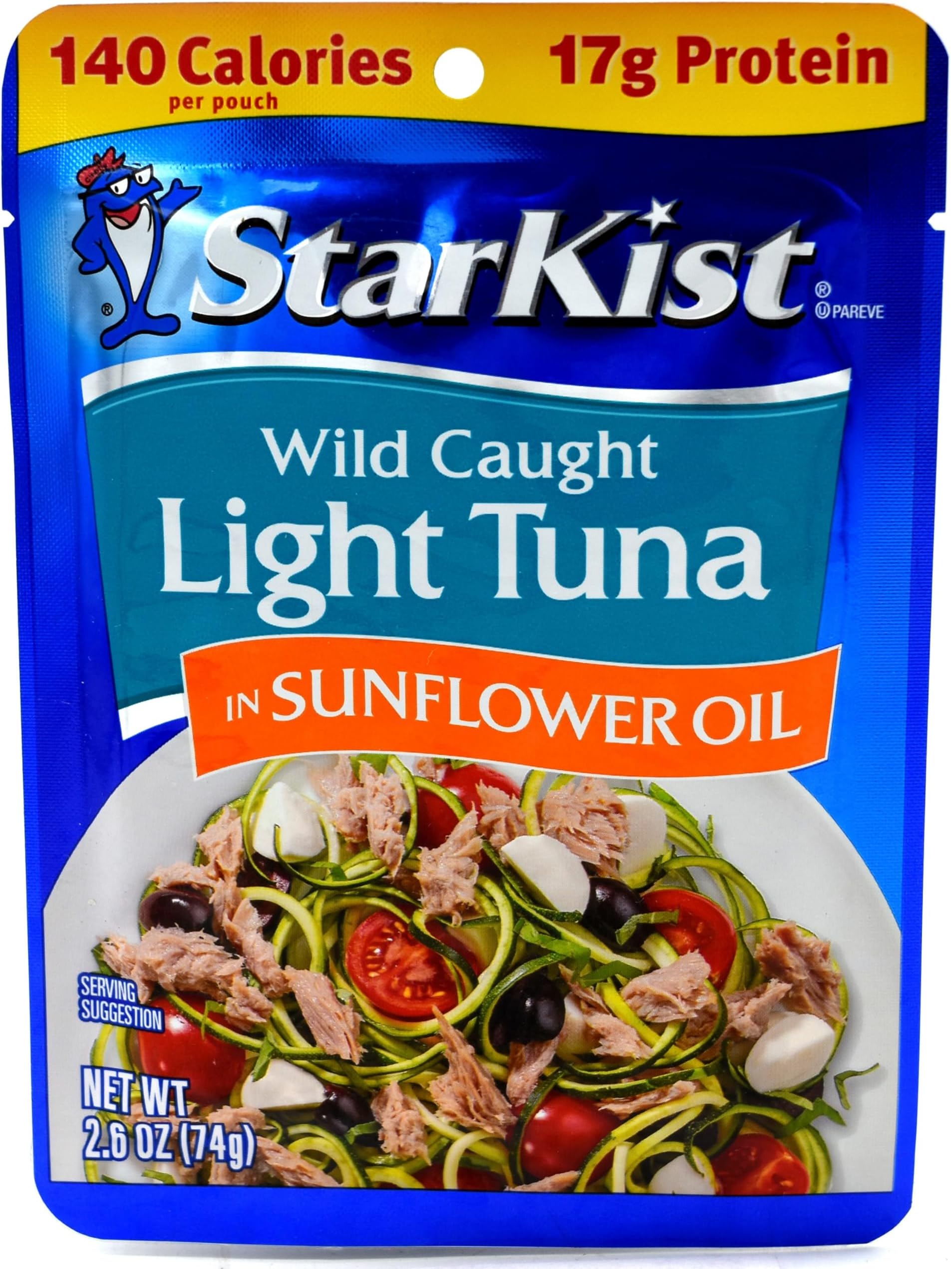 Tuna In Water Pouch StarKist Chunk Light Tuna In Water - 43 Oz Pouch ...