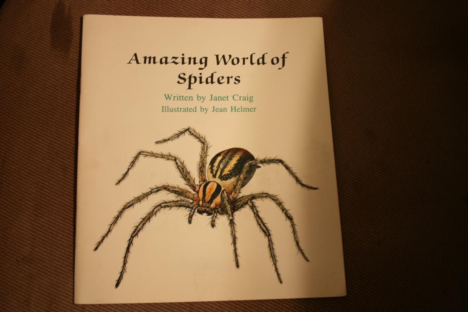 Amazing World of Spiders (Learn-About Books): Craig, Janet, Helmer ...