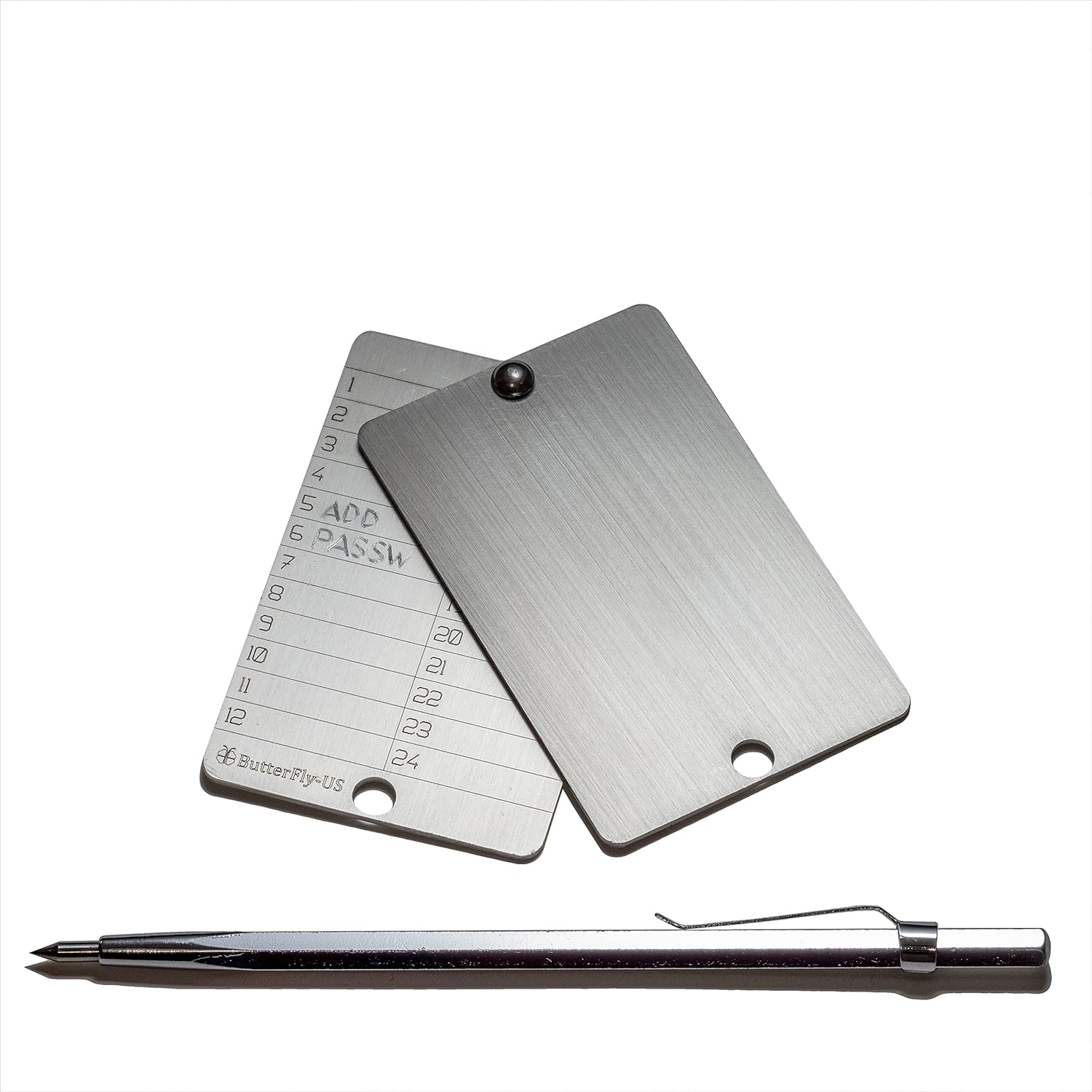 Butterfly US – Steel Cryptocurrency Hardware Wallet Backup, Shock ...