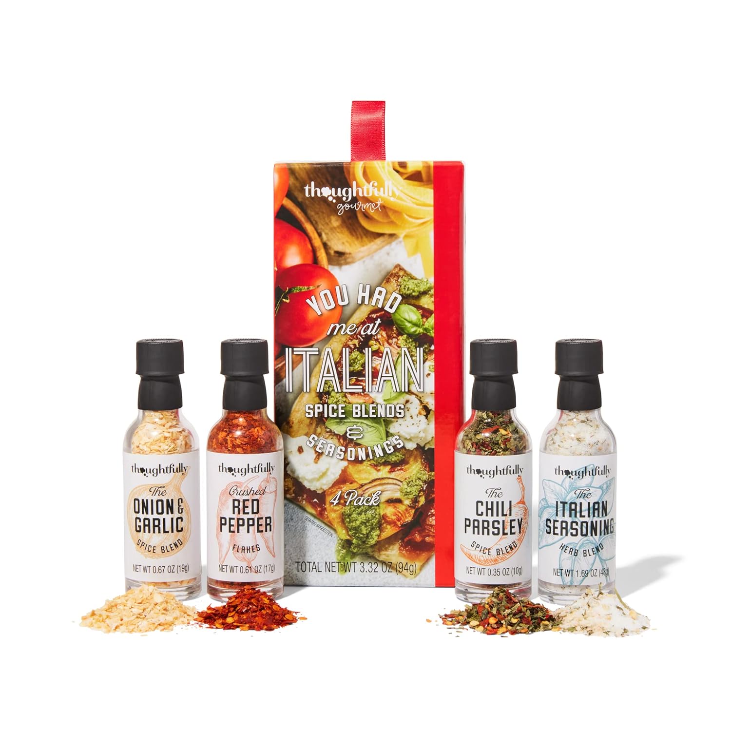 Amazon.com : Thoughtfully Gourmet, Italian Pizza Seasoning Gift Set ...