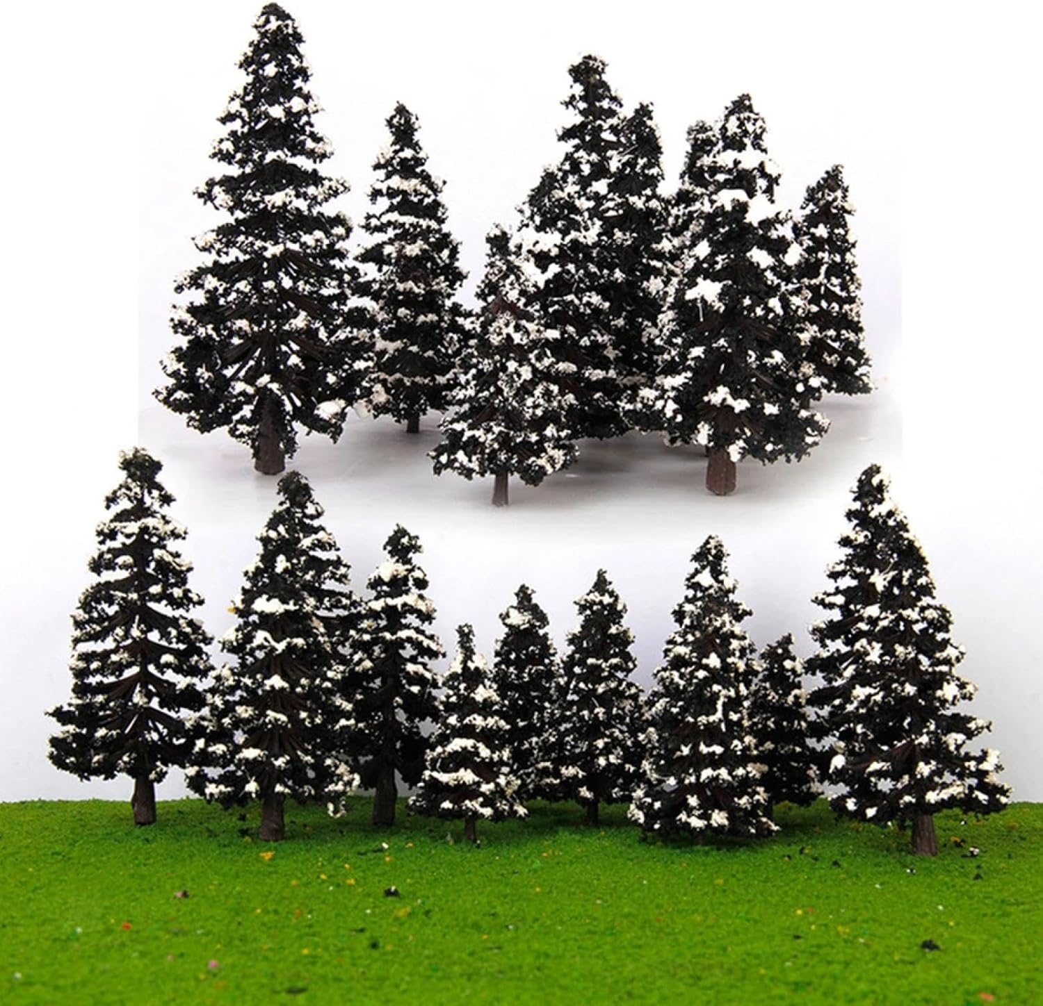 MANGOUSONG Miniature Trees,30Pcs Model Tree Miniature Scenery Model ...