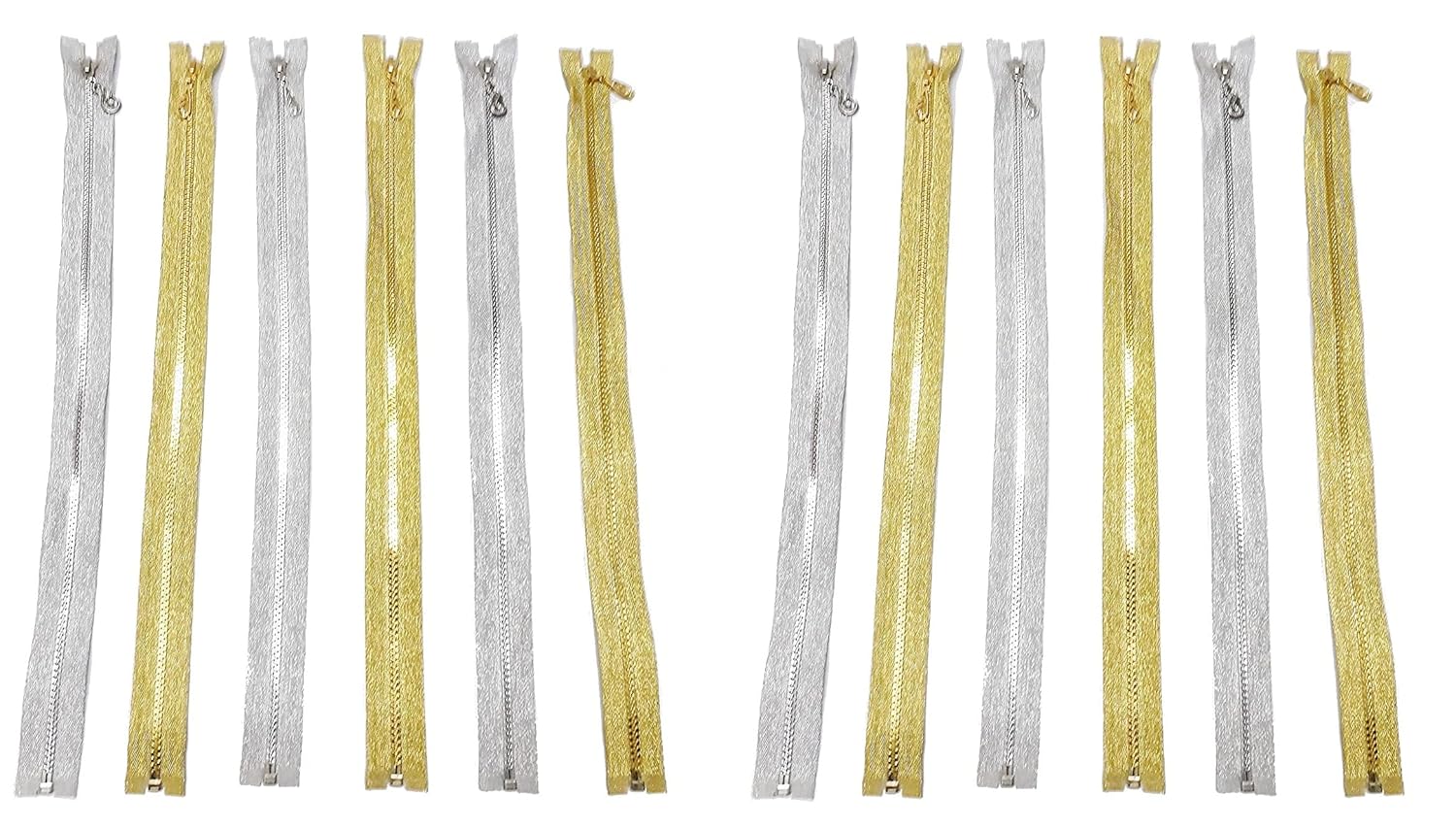 Hesch 9 Long Fancy Zips, Zips for Sewing Dress, Long Zip for Stitching ...