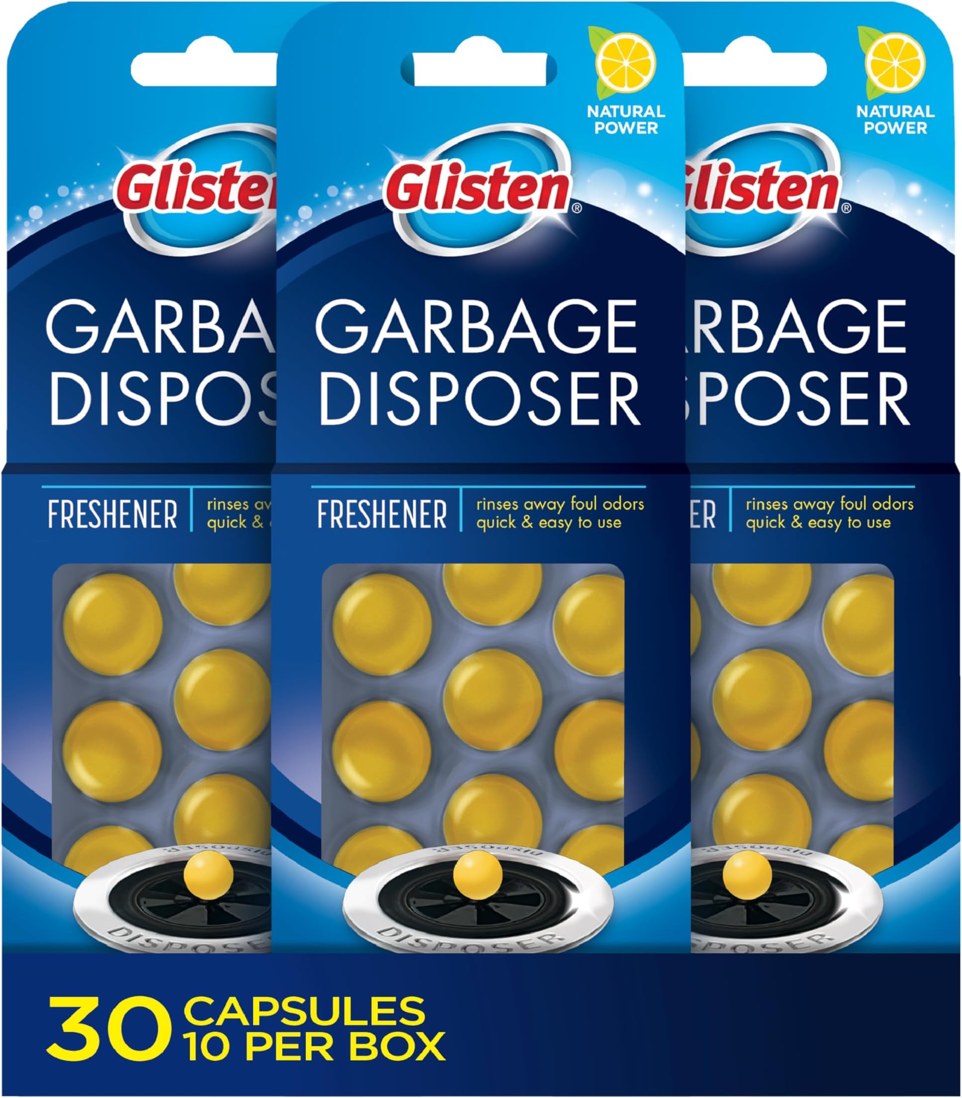 Amazon.com: Glisten Garbage Disposer Cleaner and Freshener with Foaming ...