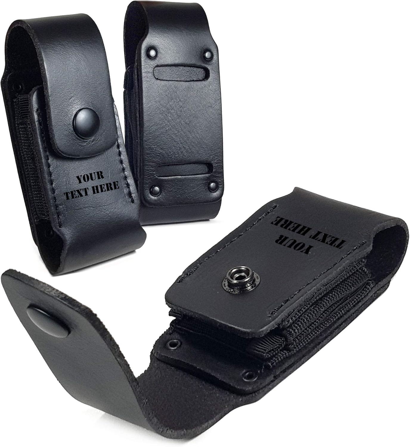 Amazon.com: Tuff-Luv Personalised Genuine Leather Case Sheath Pouch ...